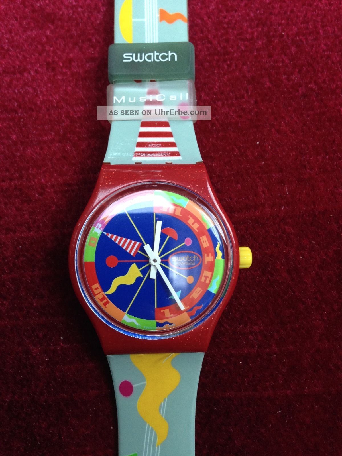 Swatch Uhr Armbanduhr Music Call Sammlerstück