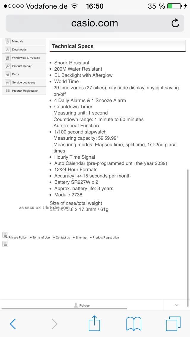 Casio G - Shock G - 601 Uhr Herrenuhr