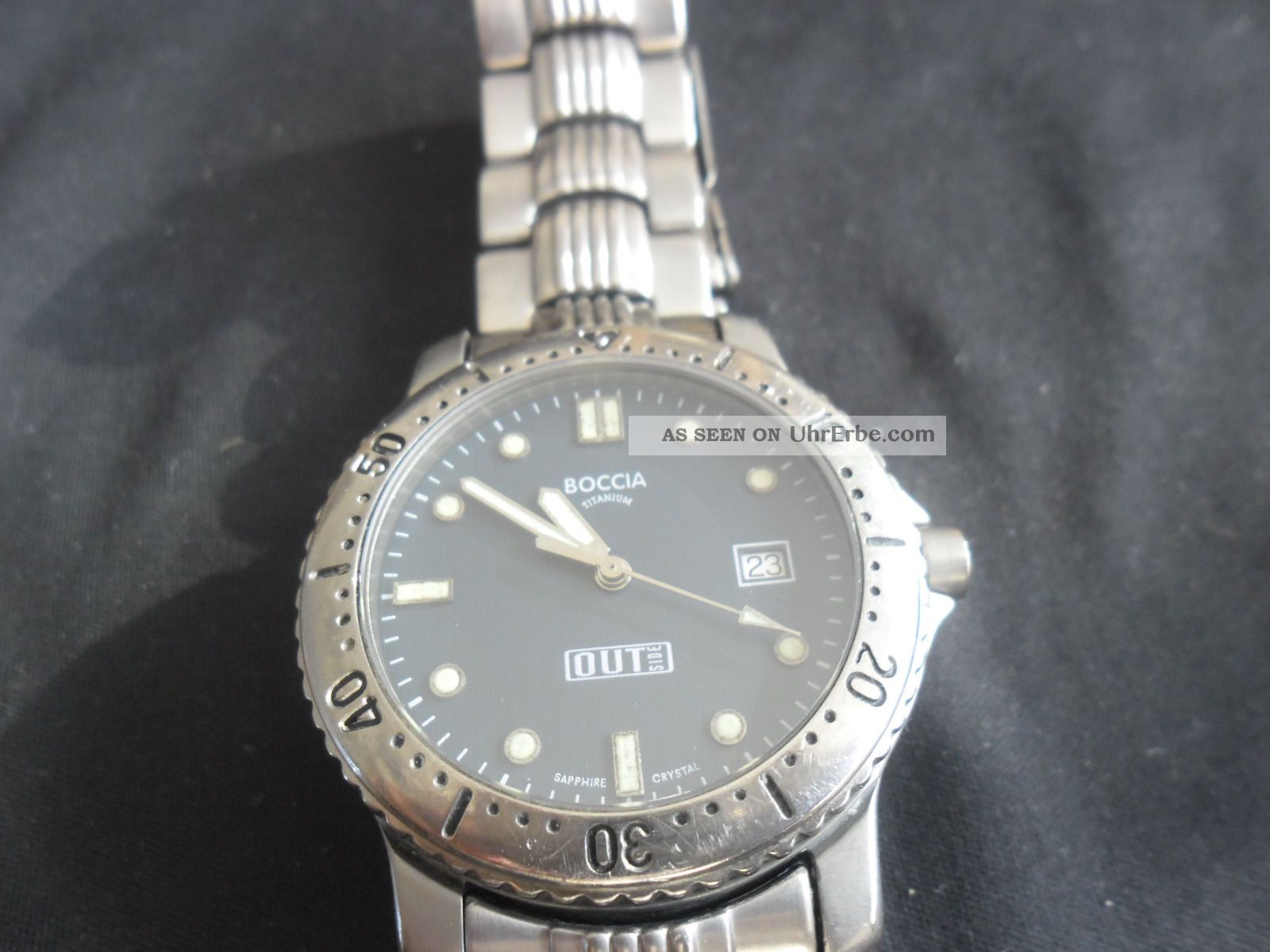 Boccia Outside Titanium Herren Uhr Mit Eta - Werk, Saphirglas, 10atm