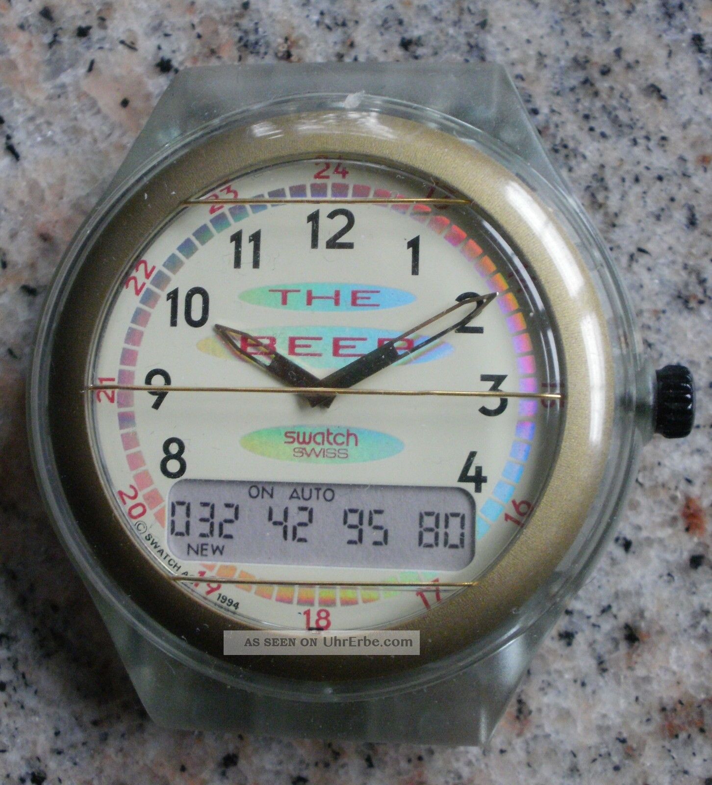 3 X Swatch The Beep Numeric / Alphanumeric. - Aus Sammlung - Seltene Dummys