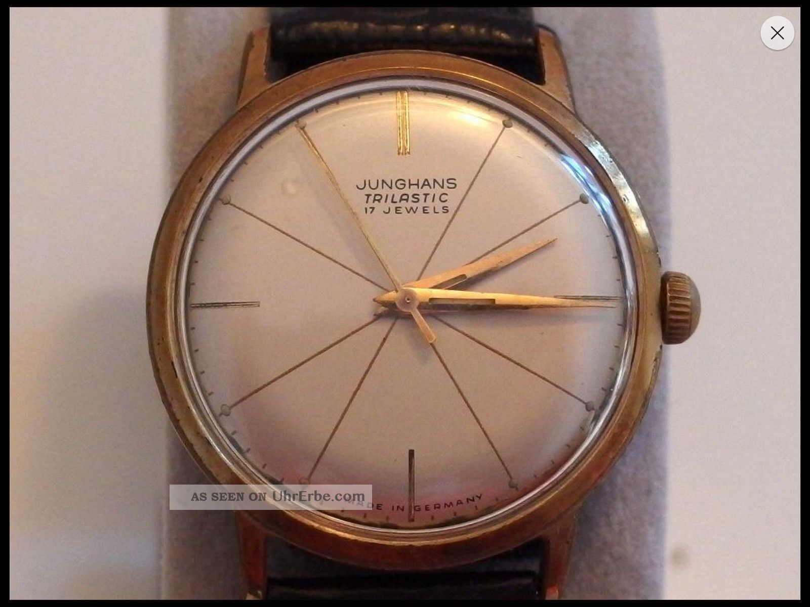 Junghans - Trilastic - 17 Jewels - Bauhaus - Max Bill Stil - Hau