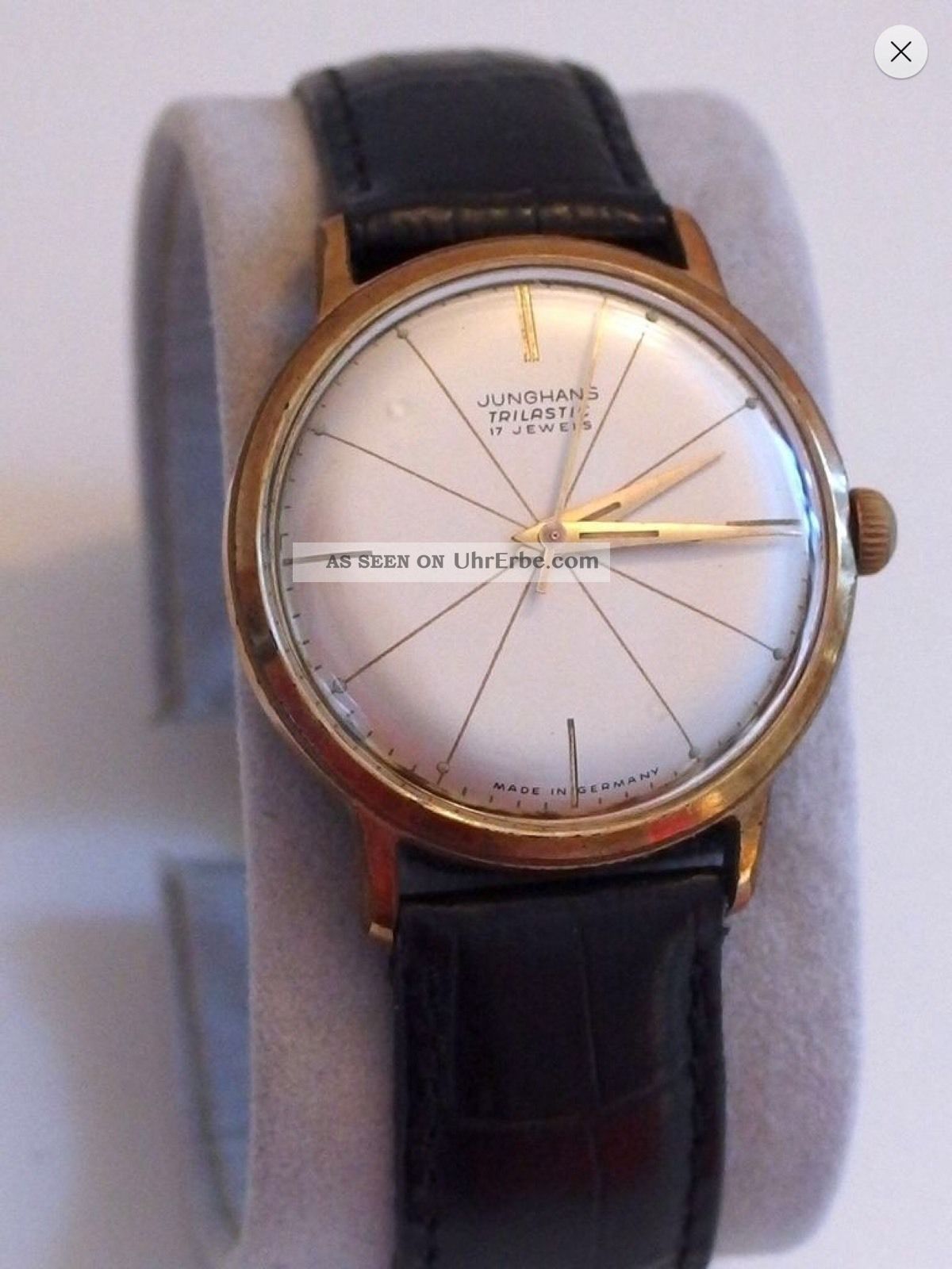 Junghans - Trilastic - 17 Jewels - Bauhaus - Max Bill Stil - Hau