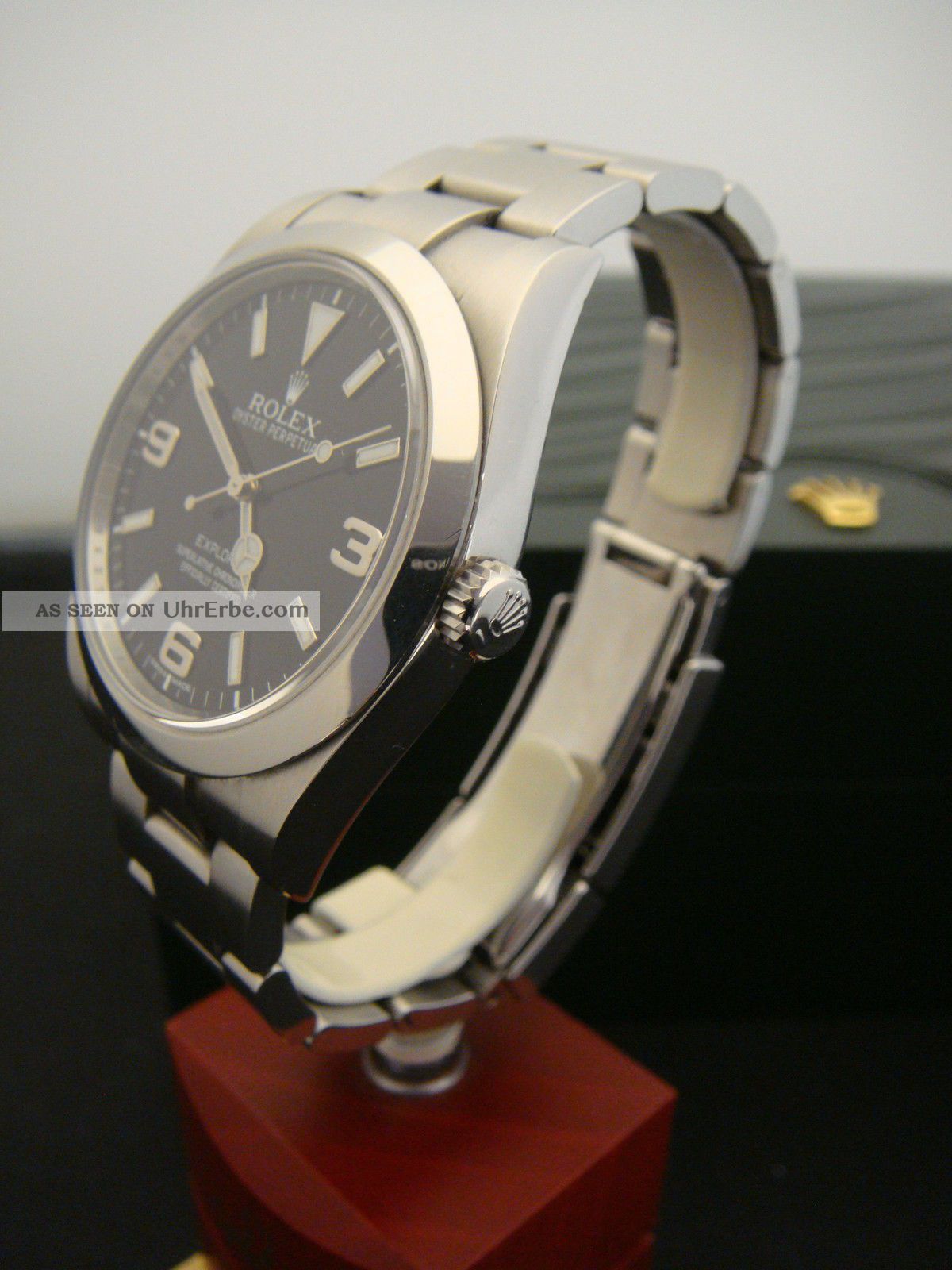 Rolex Explorer I 214270 Stahl 39mm Rehaut Gravur