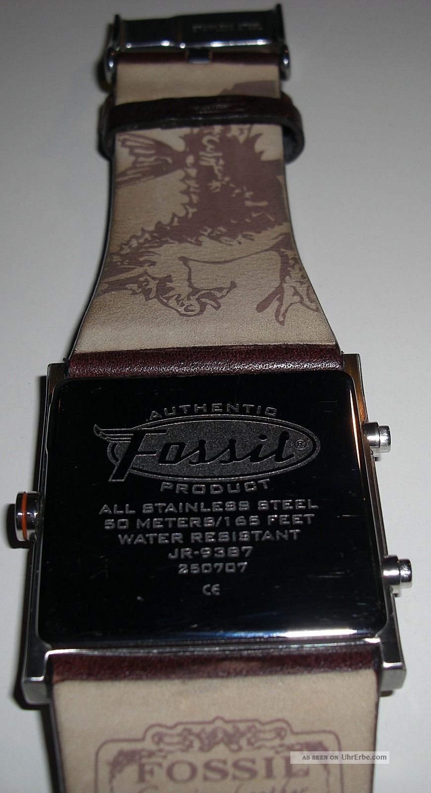 Fossil Herren - Armbanduhr Analog - Digital Leder Braun Fuel Trend ...