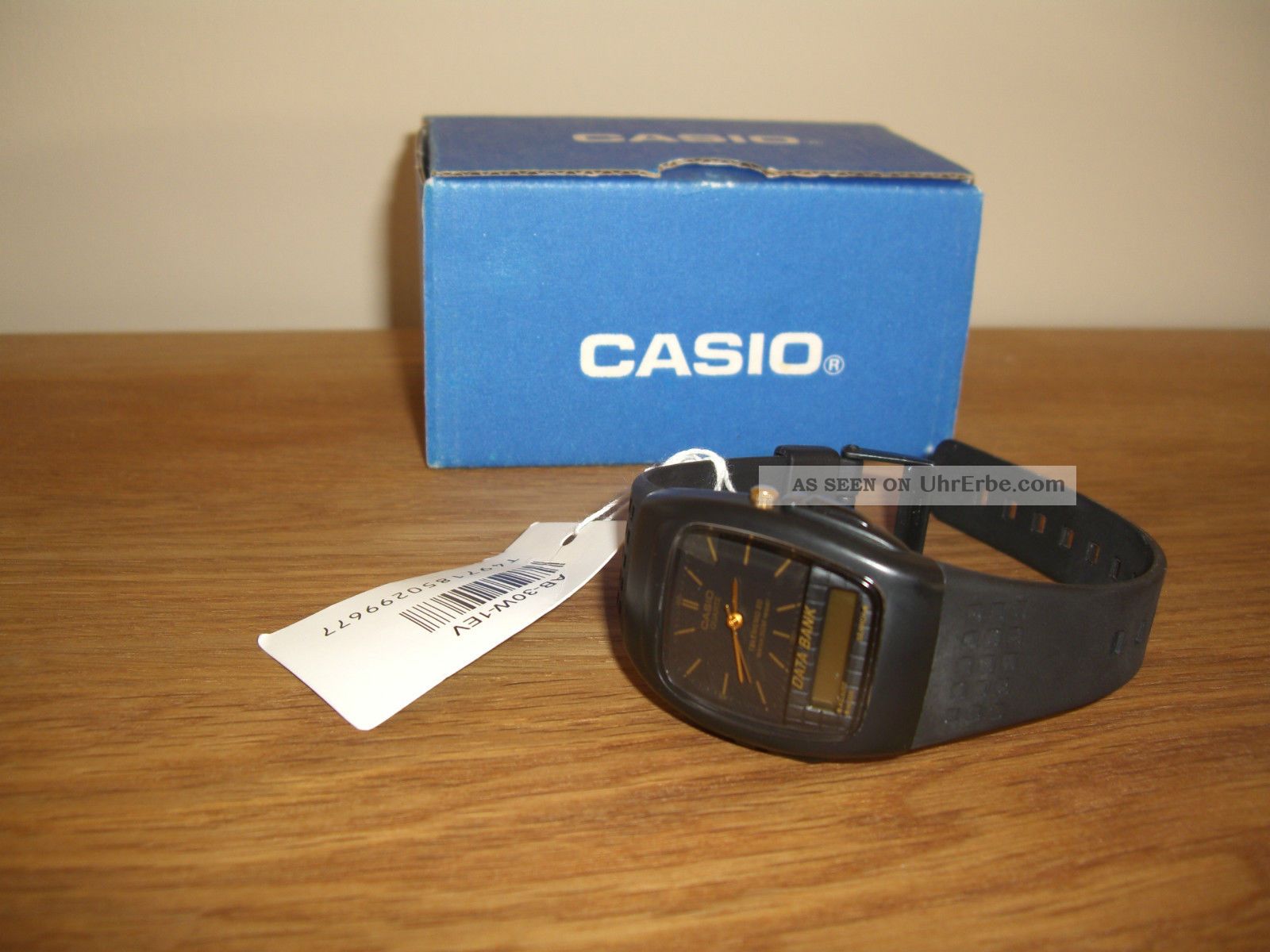 Casio Armbanduhr Data Bank Ab 30w Telememo 20 Water 50mresist