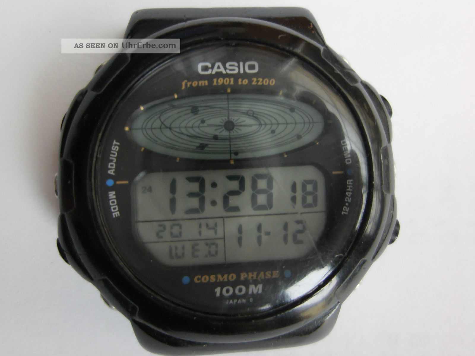 Casio Cosmo Phase, Rarität, Funktionsfähig. Mit Sonnenfinst. , Halischen