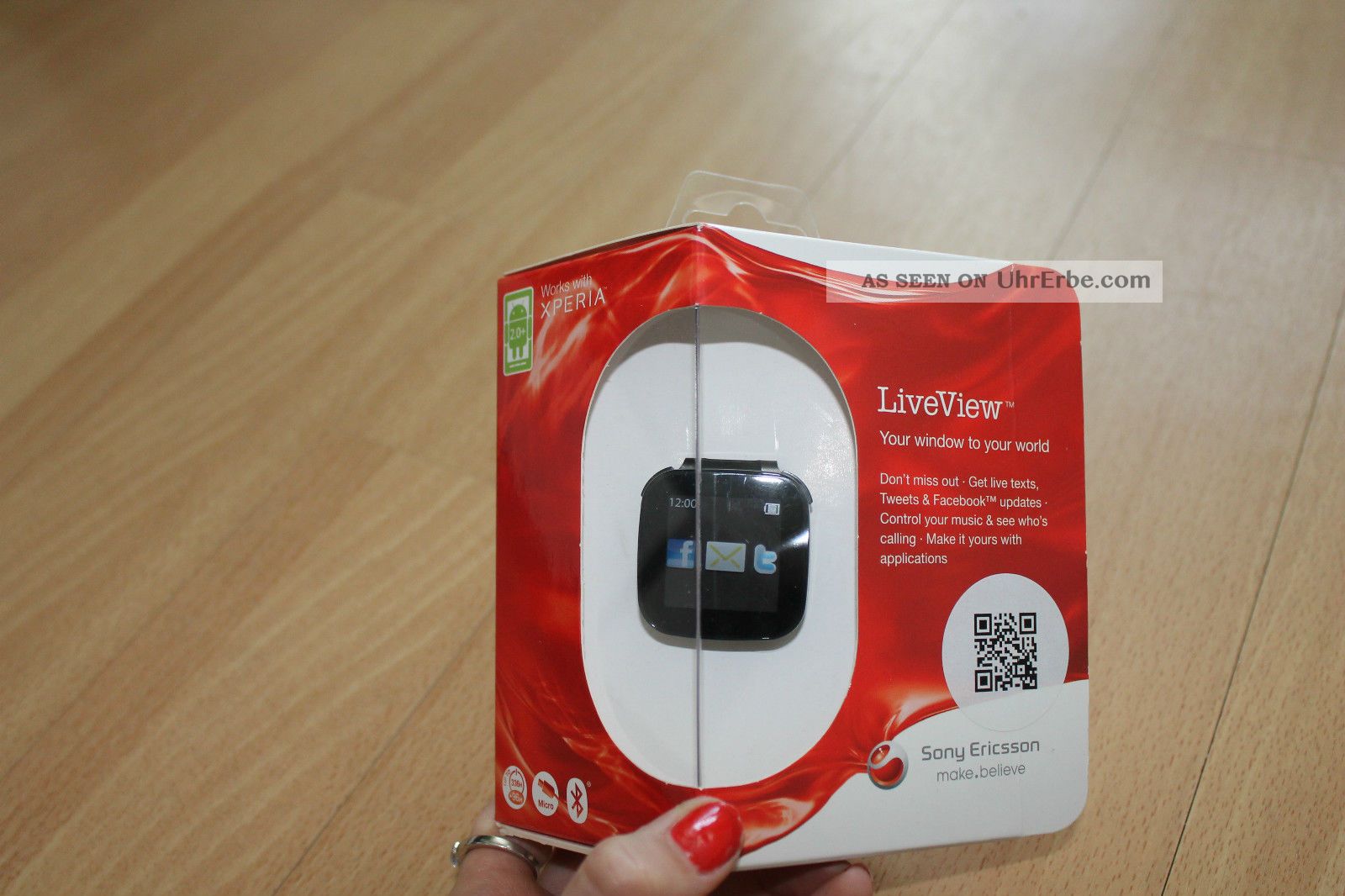 Sony Ercisson Liveview Android Smartwatch Externes Bluetooth Display ...