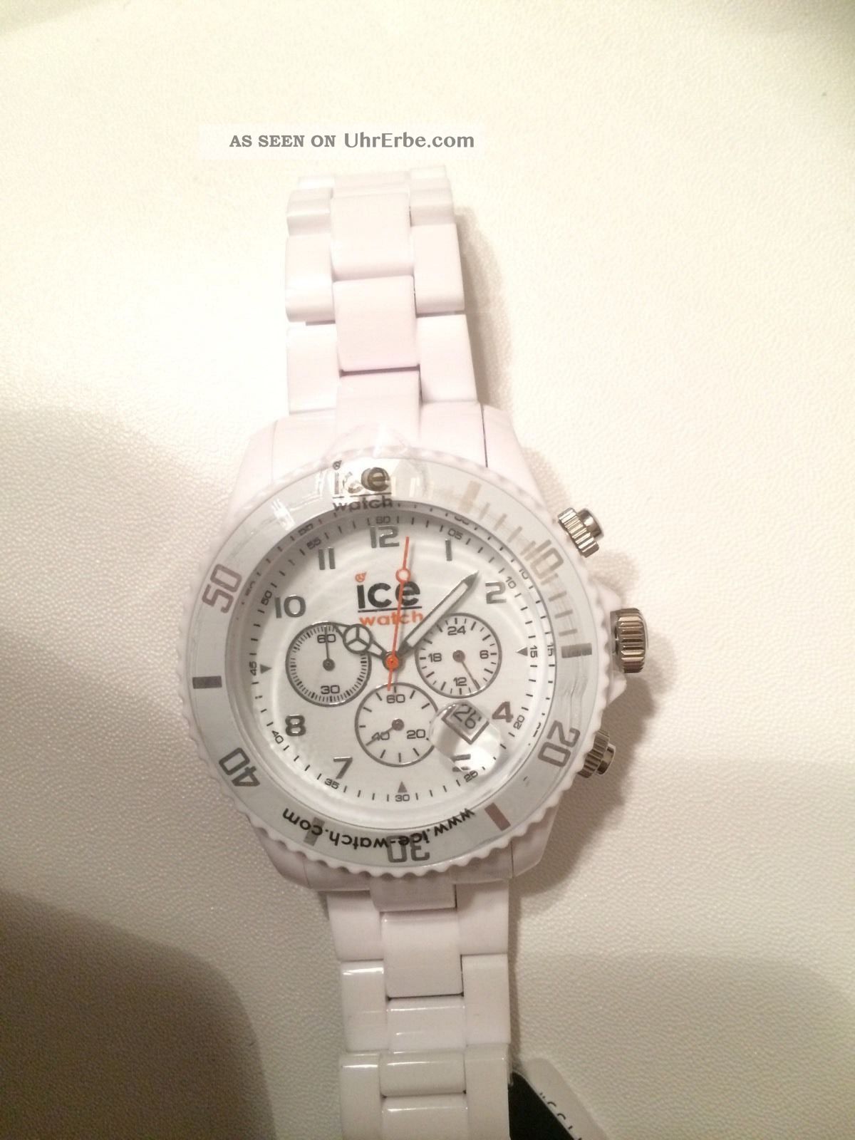 Swatch Ice Chrono In Weiß