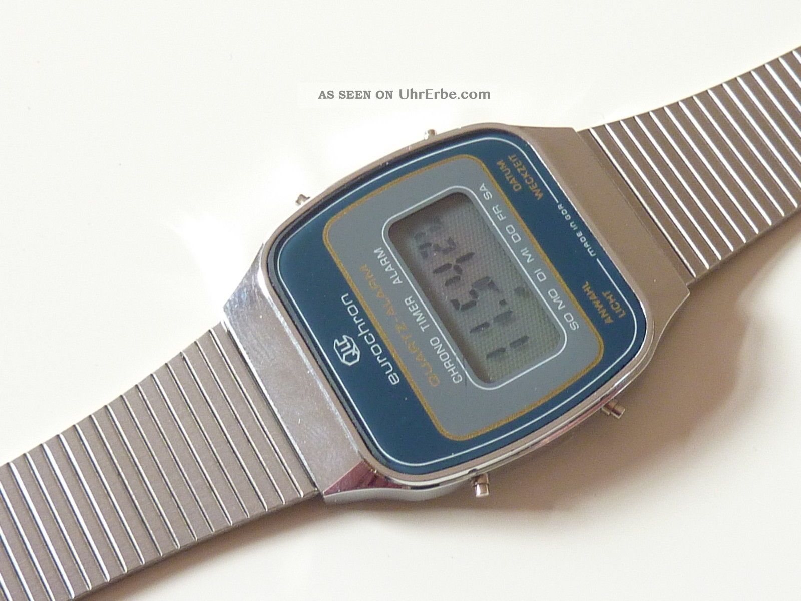 Ruhla Chronograph Digital, Ddr, Vintage 80er Jahre