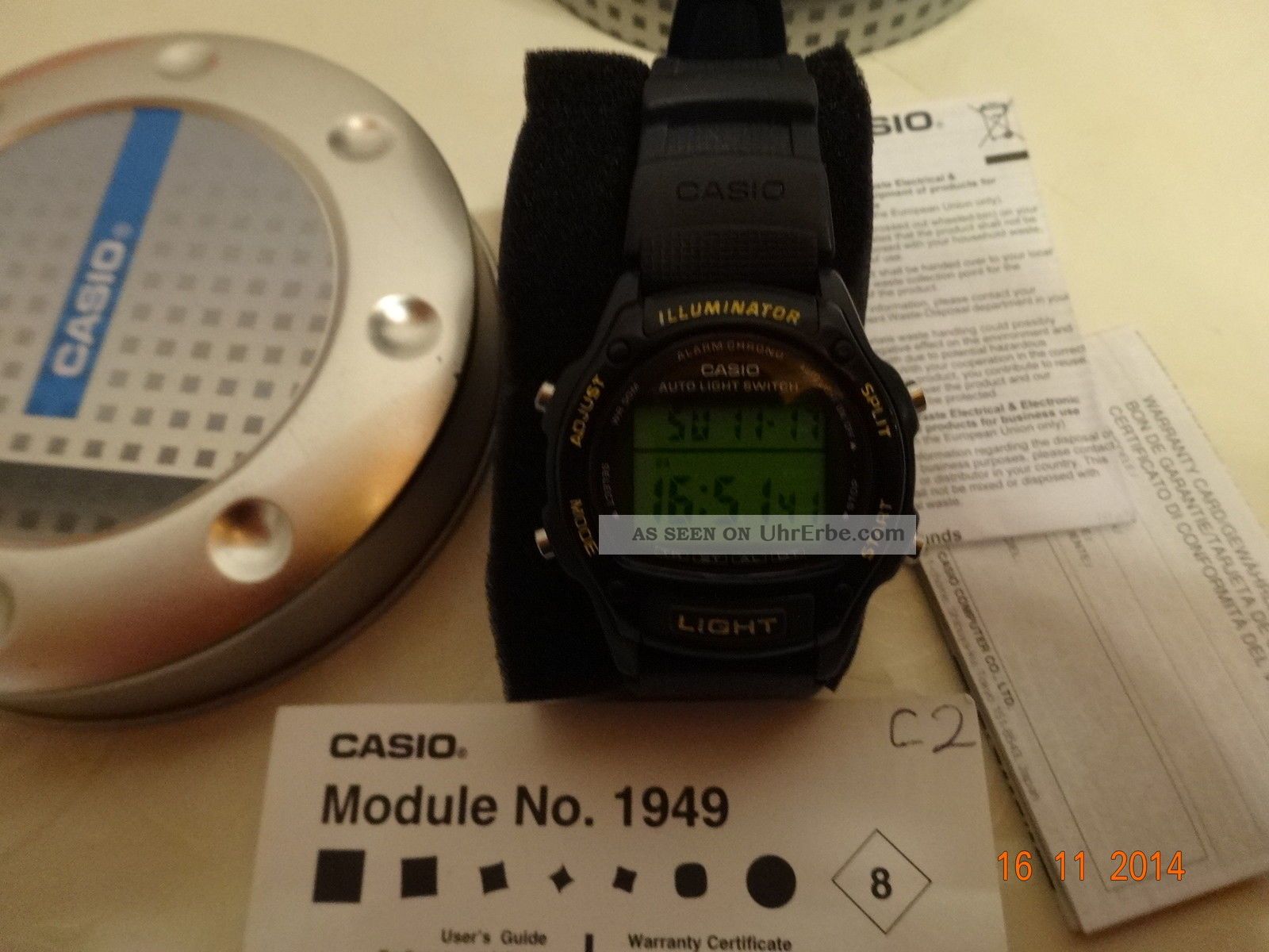 Casio Illuminator Uhr Module No. 1949