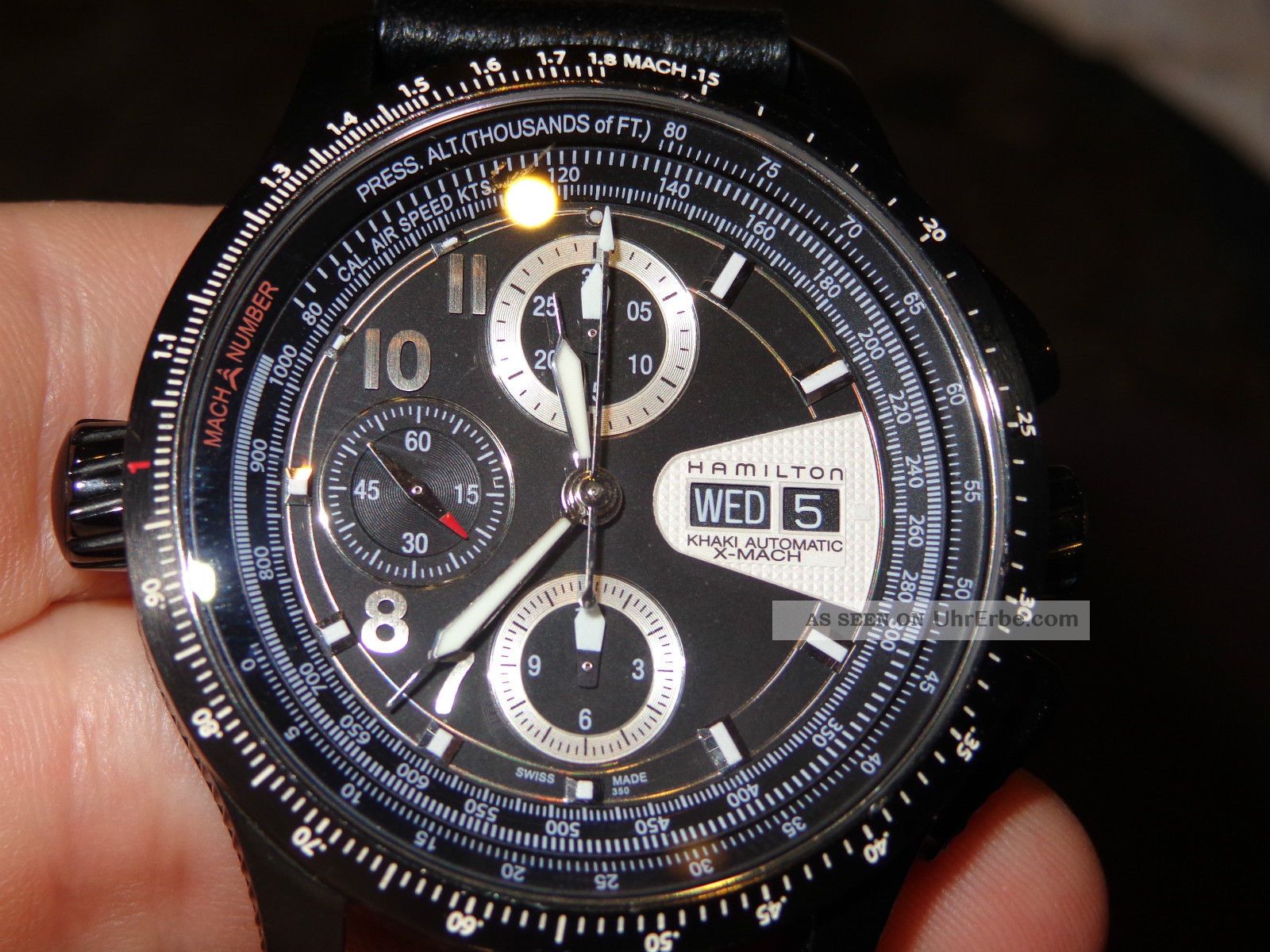 Hamilton Khaki Aviation X - Mach Valjoux 7750, Swiss Made,