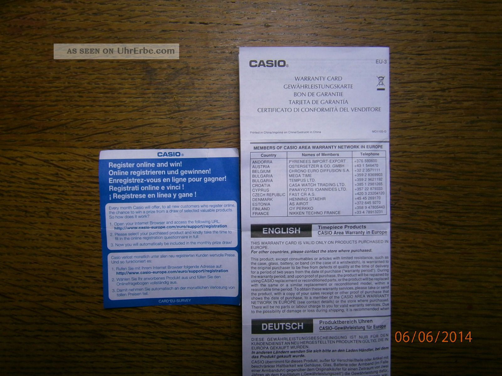 Casio Sports Herren Uhr Model 5082