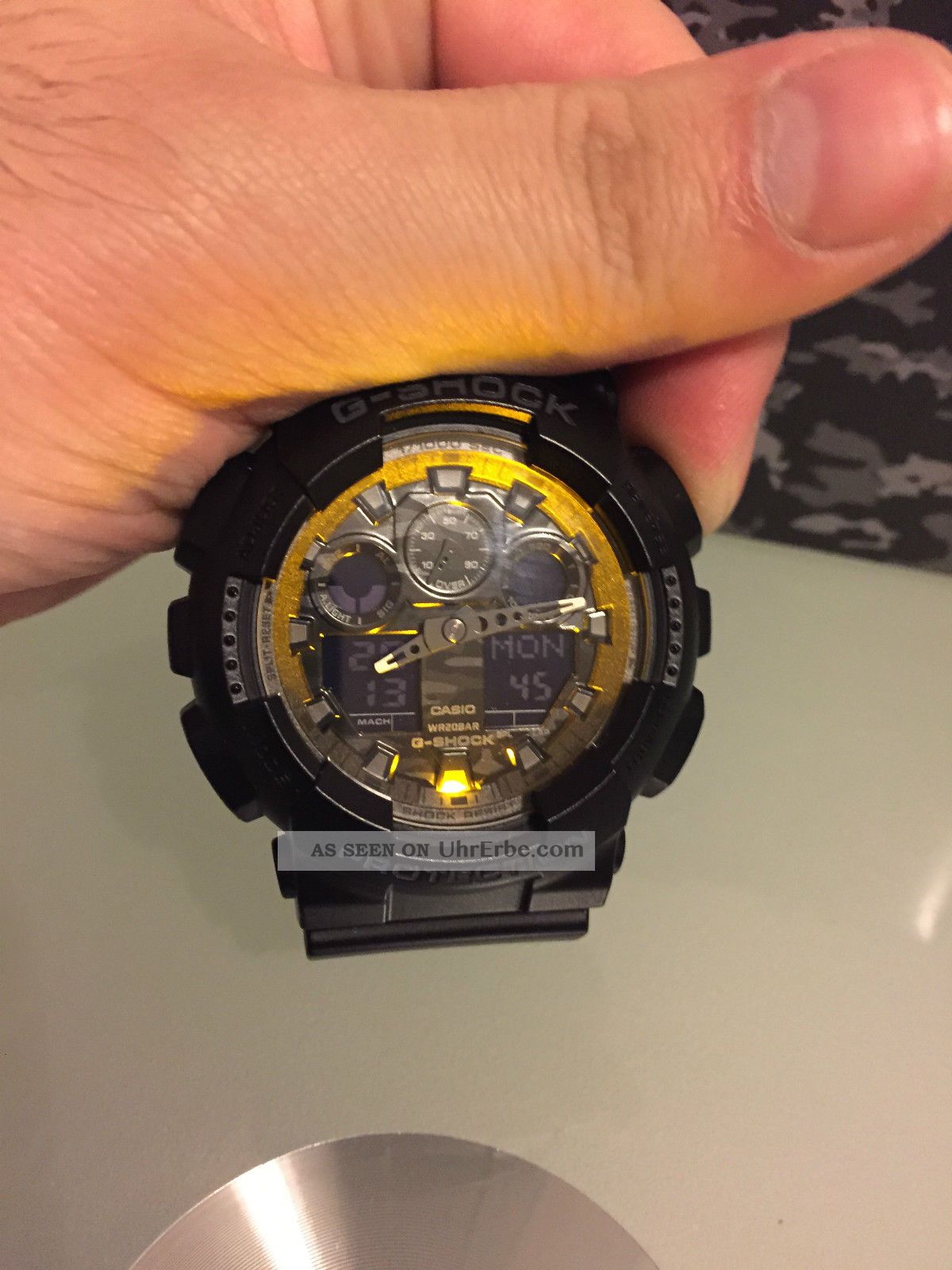 Casio G - Shock Ga - 100cf Komplett Mit Box Und Rechnung
