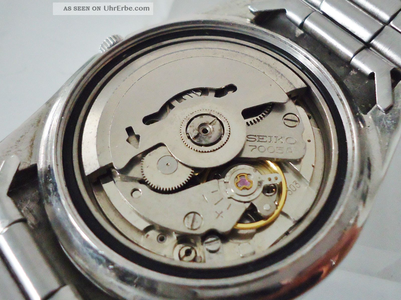 Seiko Automatic Cal 7005a Stahlgehäuse Stahlband Selten / Rare