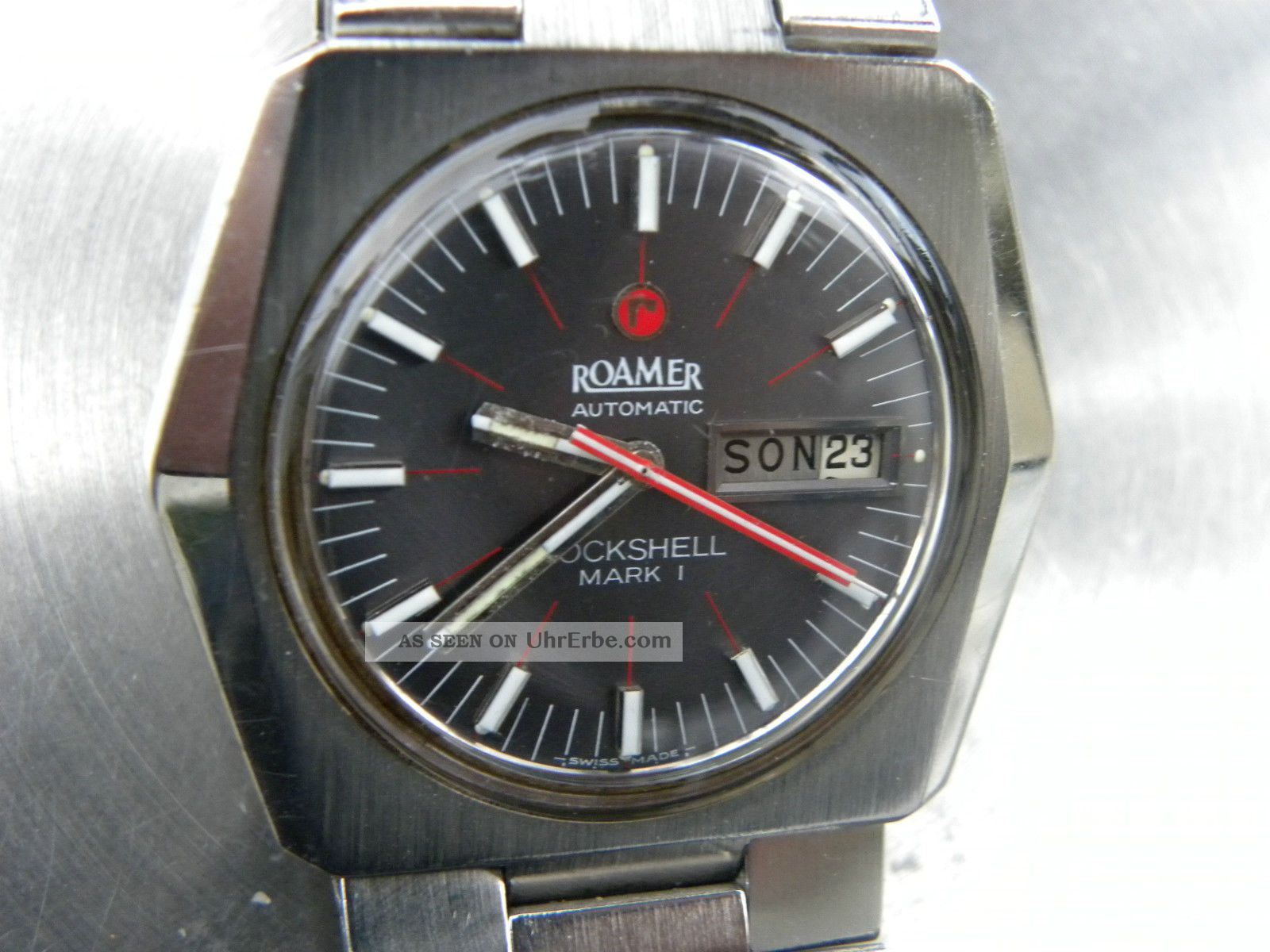 Roamer Automatic Rockshell Mark I Swiss Made Top