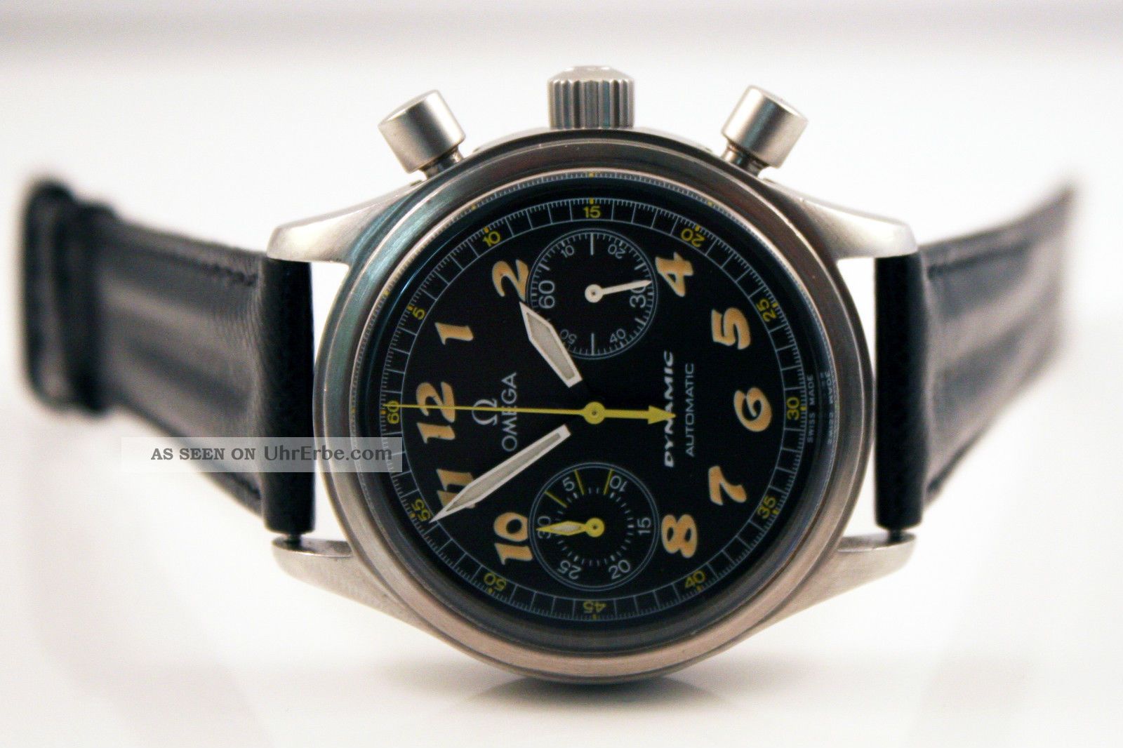 Omega Dynamic Automatic Chronograph Service 2014 Uhr/watch Top/mint