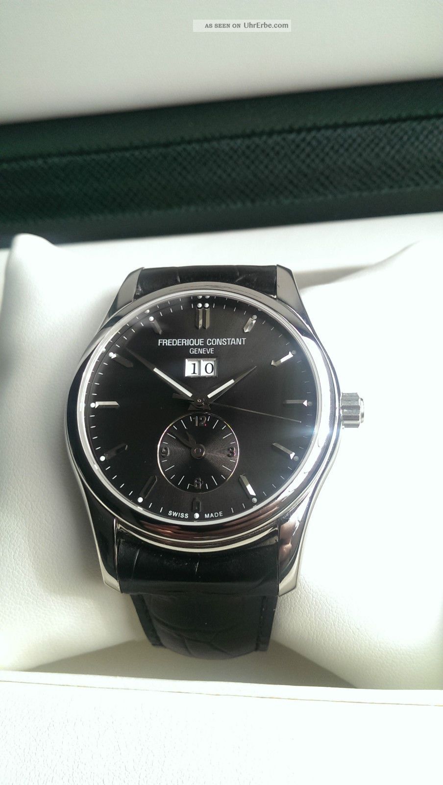 Frederique Constant Big Date Dual Time Automatik Uhr Herrenuhr Fc - 325 ...