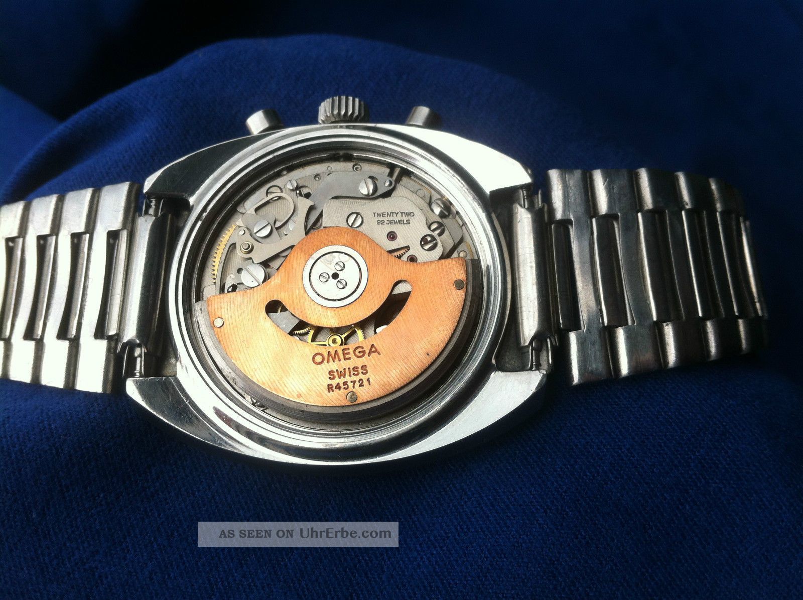 Bwc Chronograph Automatic Lemania 1340, 6 Händen Seltene Uhr Für Sammler