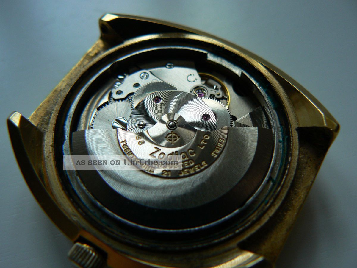Vintage Zodiac Sst 36000 Automatic - Cal. Zodiac 86 - Day/date - Rare ...