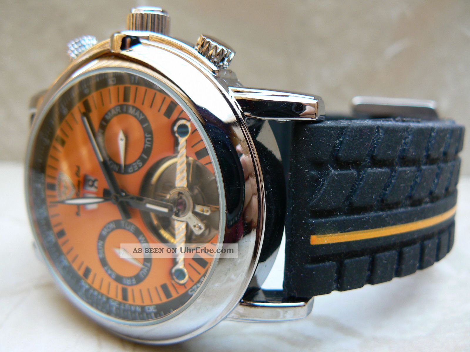 British Racing Club " Bahrain“ Sportliche Automatikuhr Chronograph Uhr