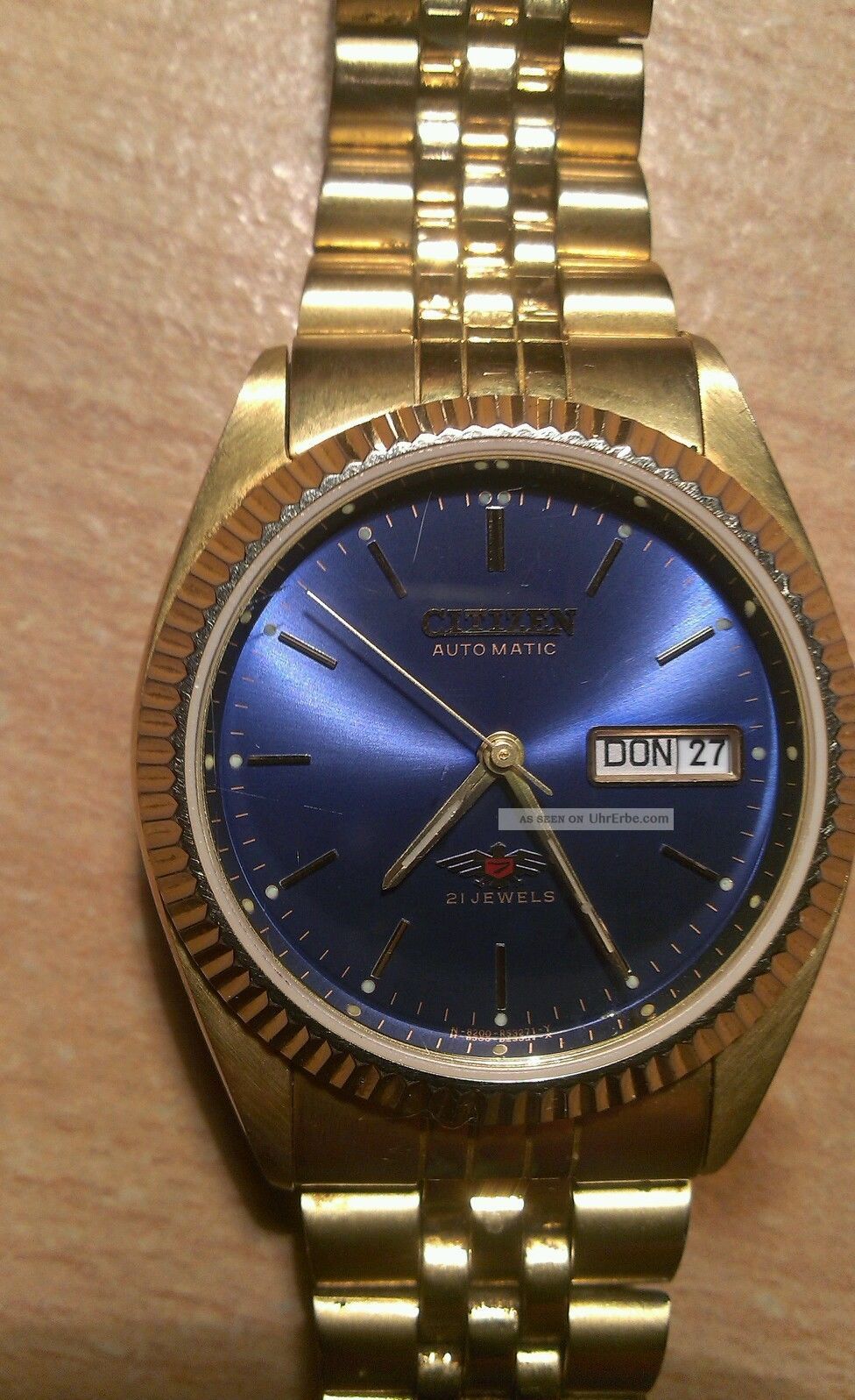 Herren Armbanduhr Citizen 21 Juwels 8200 - R02092 Rc