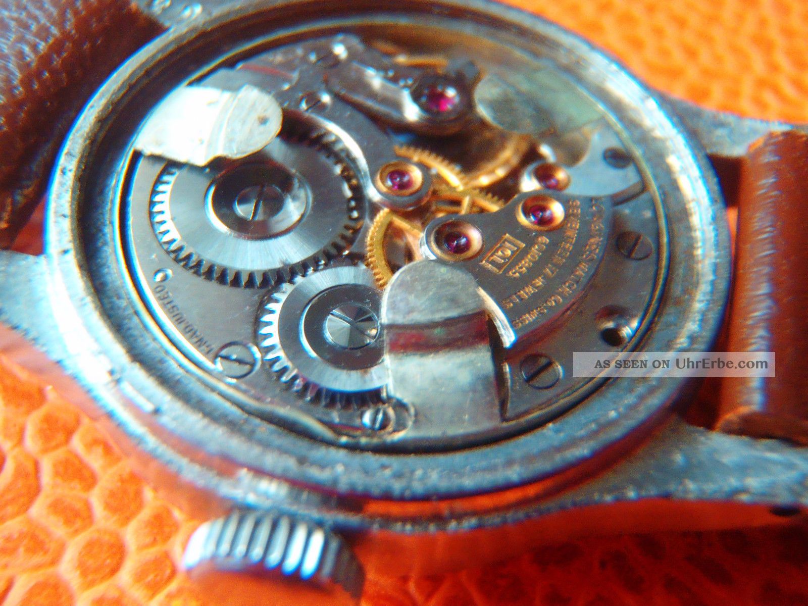 Longines Militär Military Watch With Stepped Case And Big Crown