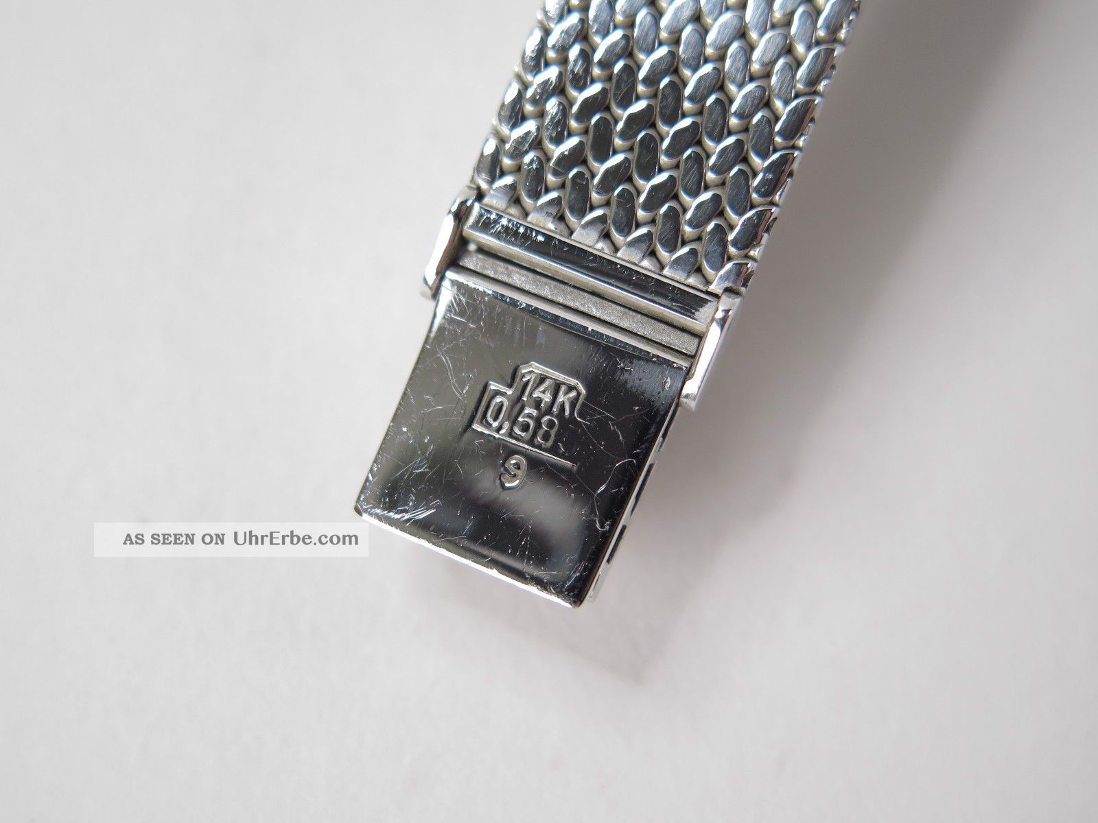 Omega 1211 Kaliber 625 Aus 14 Karat Weißgold Mit Box - Vintage Armbanduhr