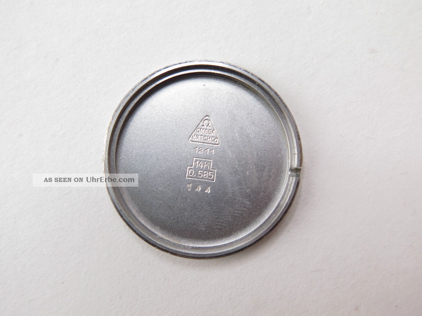 Omega 1211 Kaliber 625 Aus 14 Karat Weißgold Mit Box - Vintage Armbanduhr