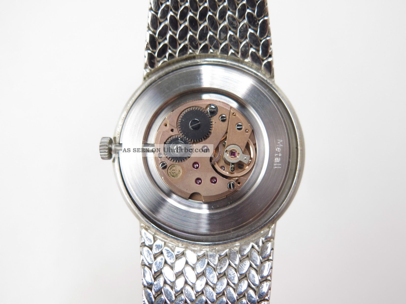 Omega 1211 Kaliber 625 Aus 14 Karat Weißgold Mit Box - Vintage Armbanduhr