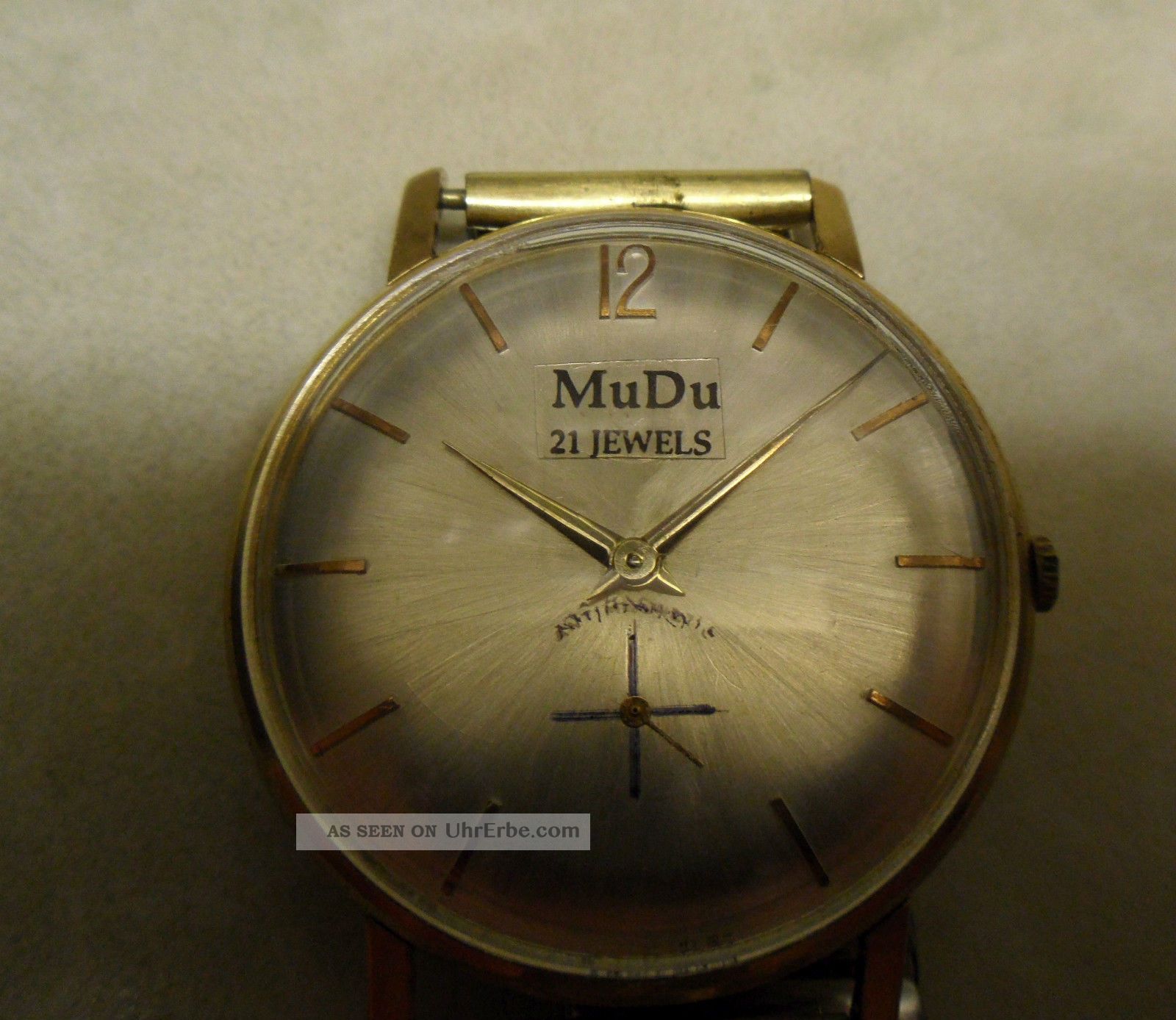 Mudu Watch Swiss 1950 Fef 310 / 21jewels Läuft Nur Kurz