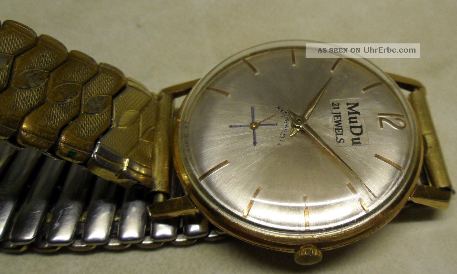 Mudu Watch Swiss 1950 Fef 310 / 21jewels Läuft Nur Kurz