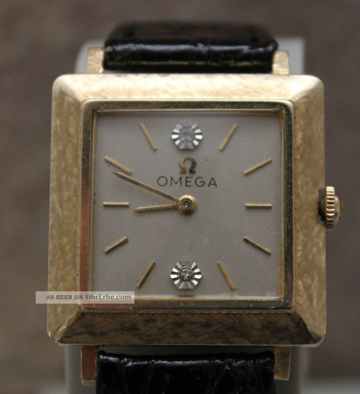 Herren Luxus Armbanduhr Von Omega 585 Gelb Gold, 14 K Gehäuse