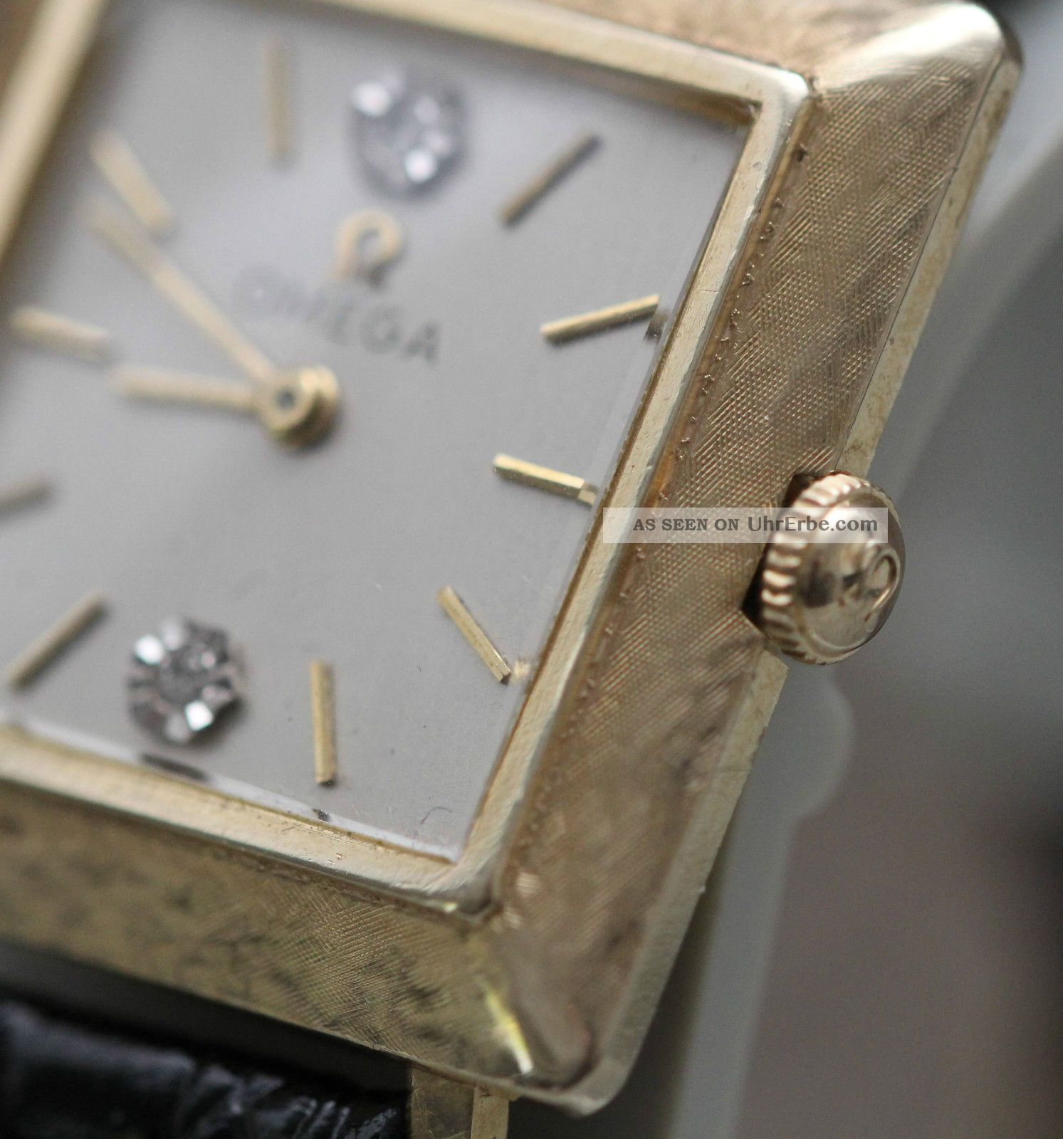 Herren Luxus Armbanduhr Von Omega 585 Gelb Gold, 14 K Gehäuse