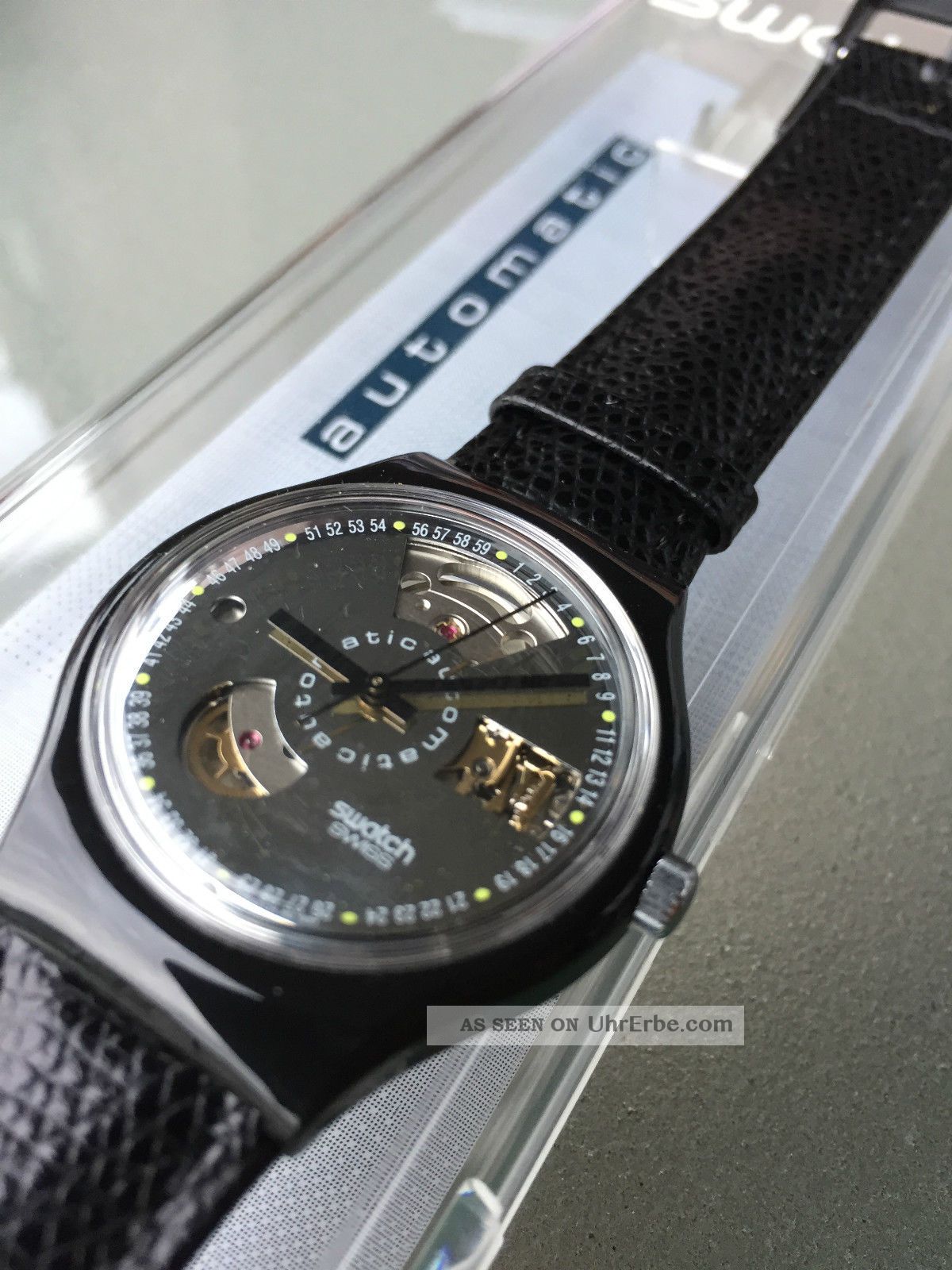 Swatch Automatic Sab100 " Black Motion " 1te Generation Mit Ovp