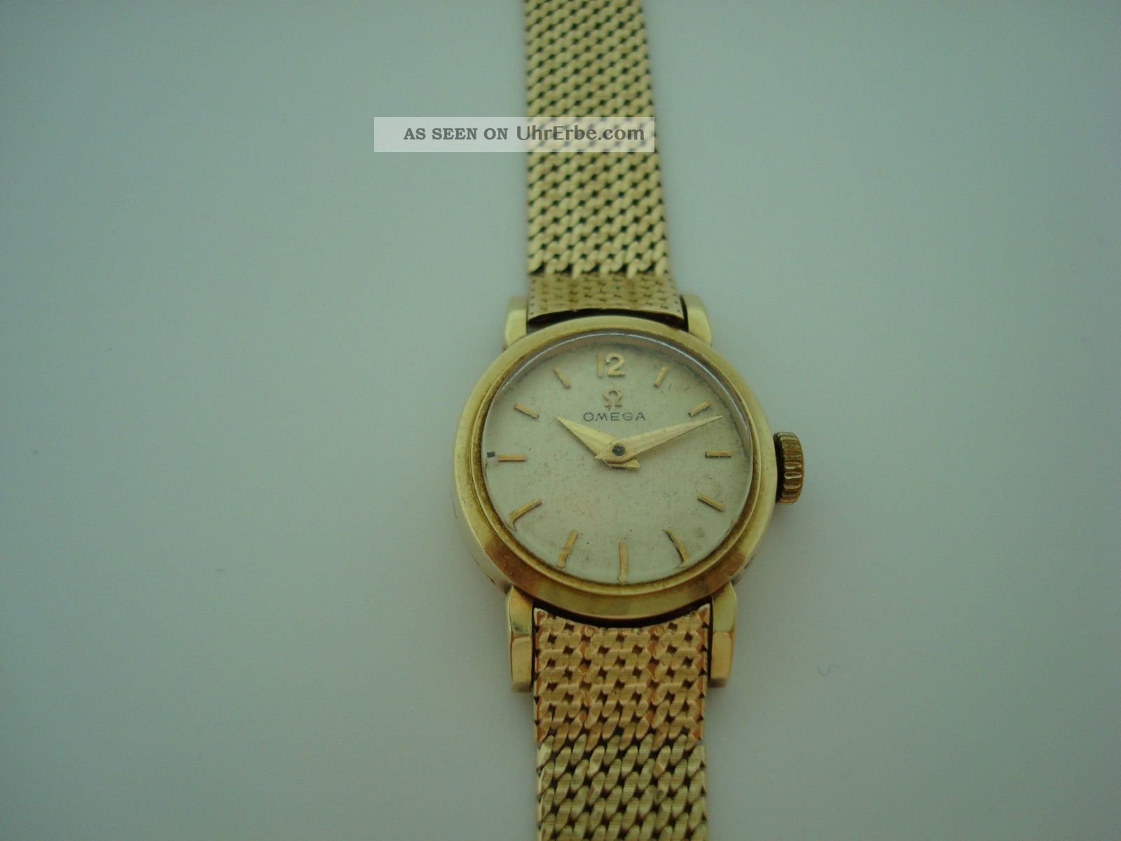 Rar: Damenuhr Omega Gold 585 Massiv, 26, 97 Gramm, Echtheit Garantiert ...