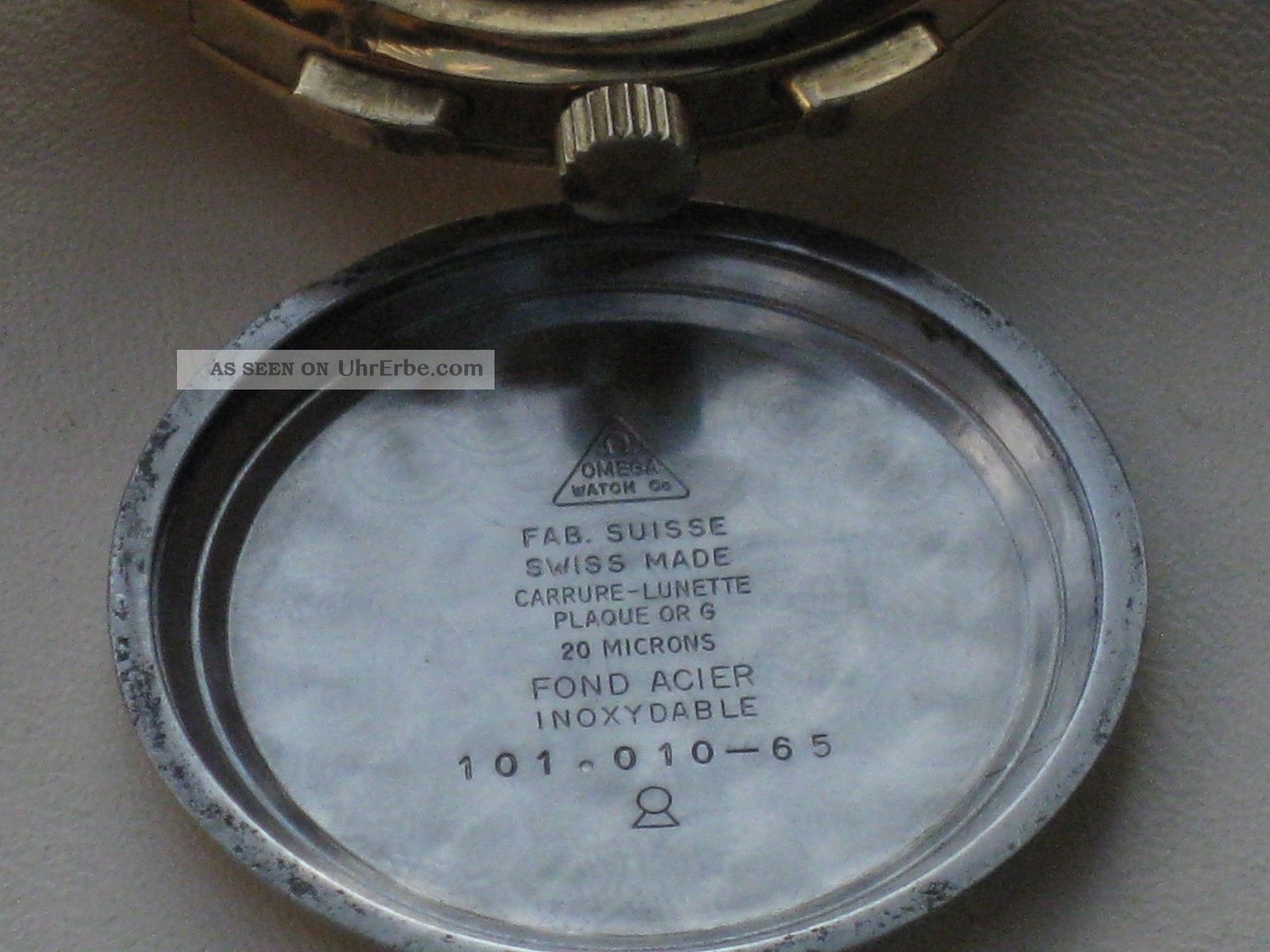 Omega Chronograph 321 Case 101. 010 From 1965