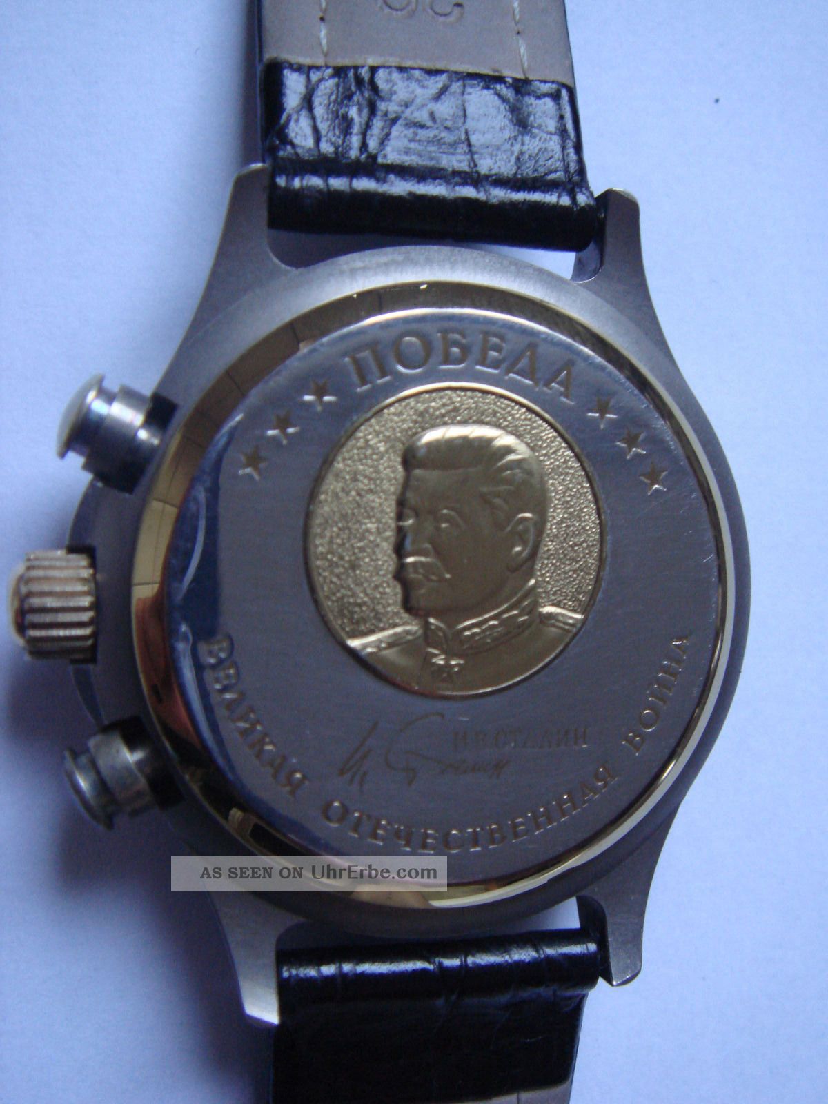Poljot Titanium Chronograph Serie " Koalition " Stalin Seltene ...