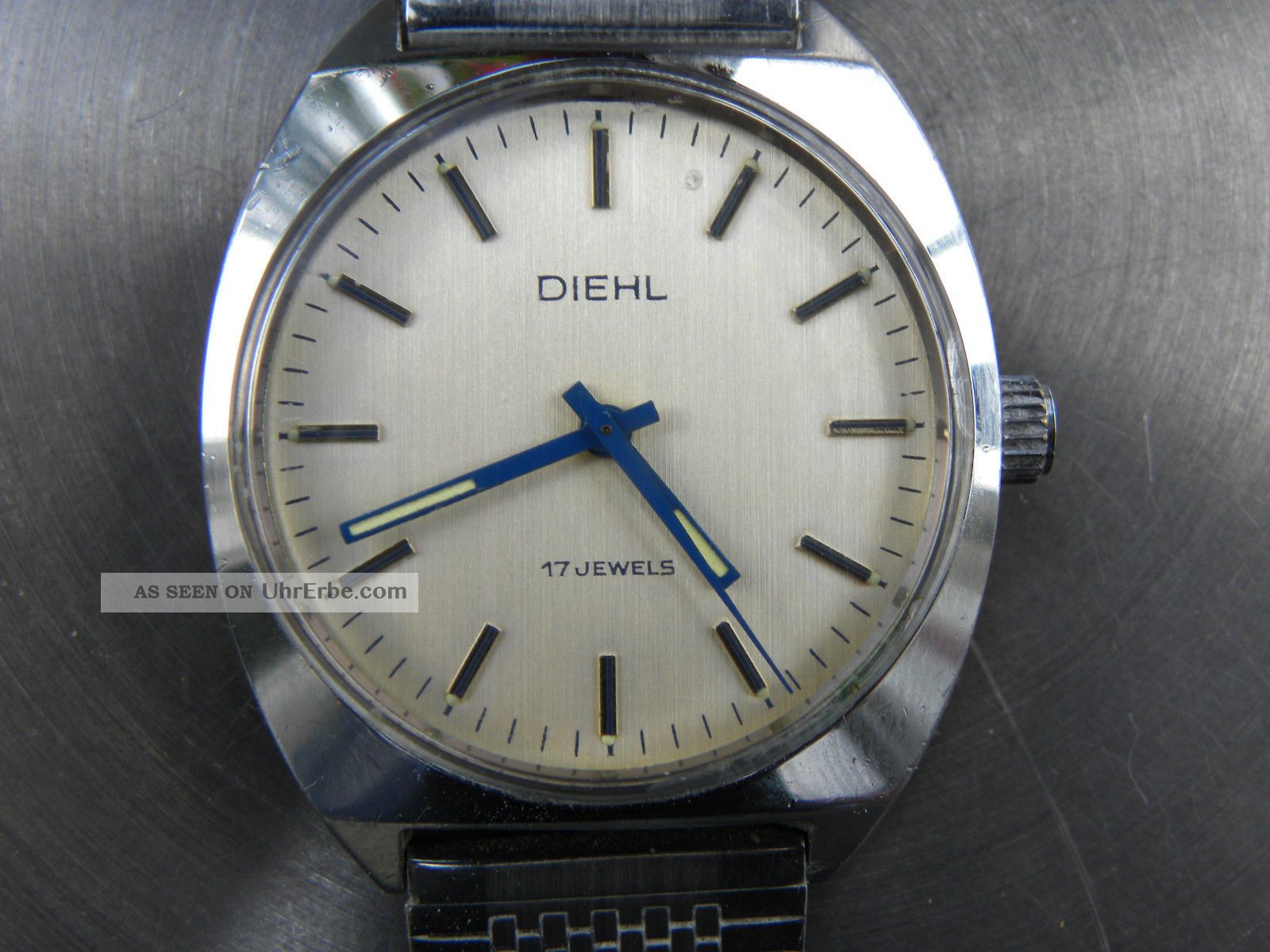 Schöne Diehl 17 Jewels Jubiläumsuhr Als Handaufzug Guter Zustd.