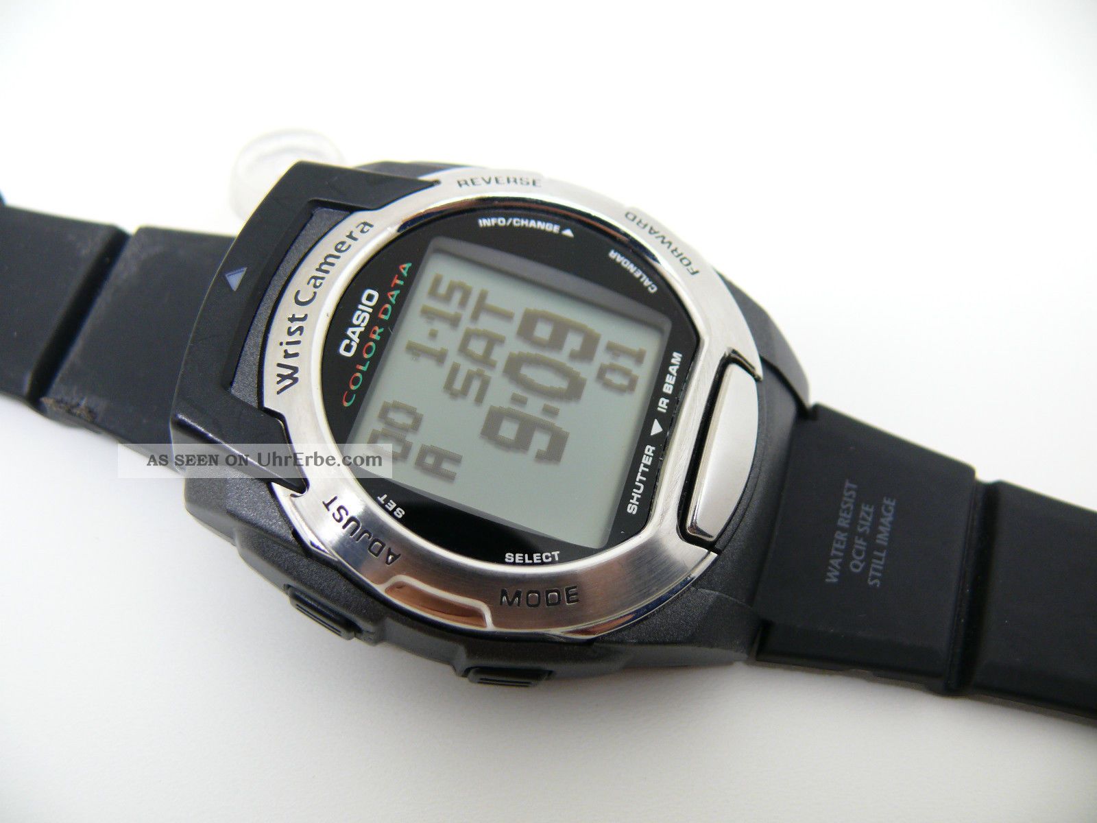 Casio 2411 Mqv - 3 Digital Kamera Herren Armbanduhr Wecker Uhr Watch Retro
