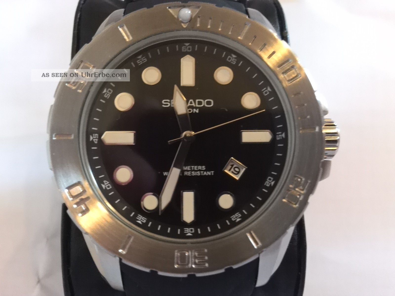 Sekado Aeon Silver Edition Taucher Herren Uhr Taucheruhr Herrenuhr Diver