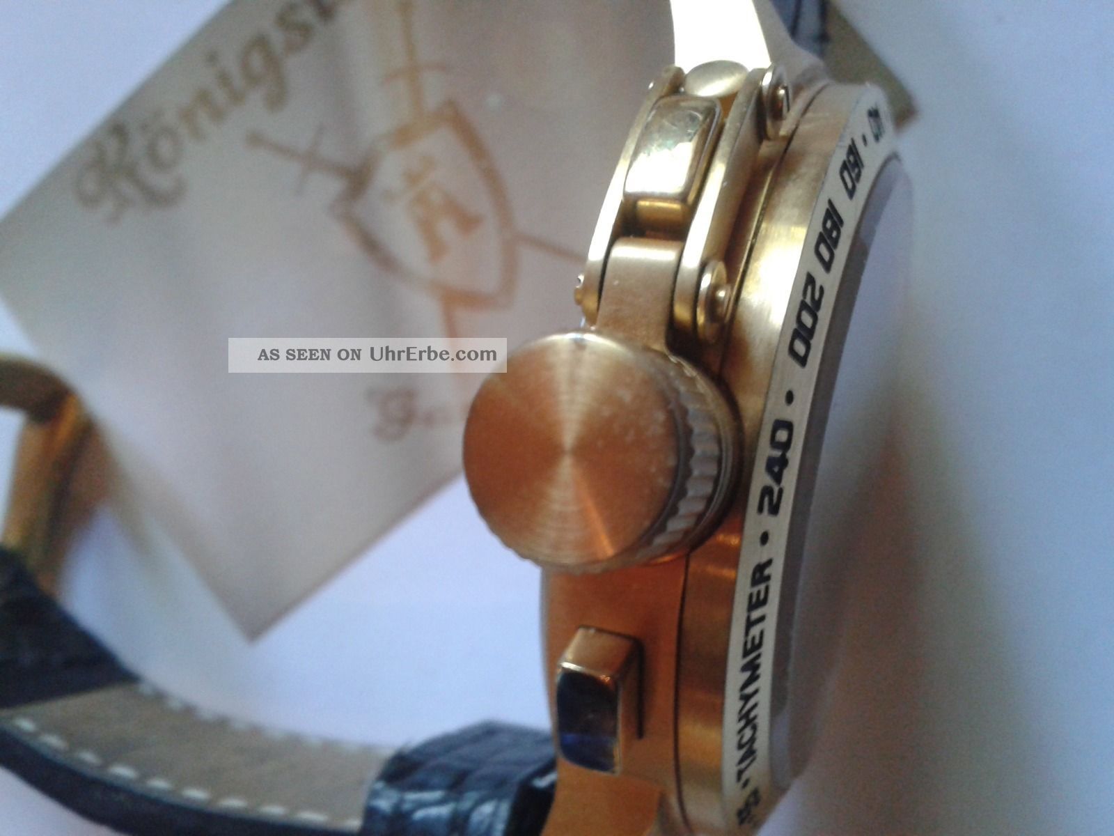 KÖnigswerk Chrono - - Man - - Power Gold Xxl Quarz