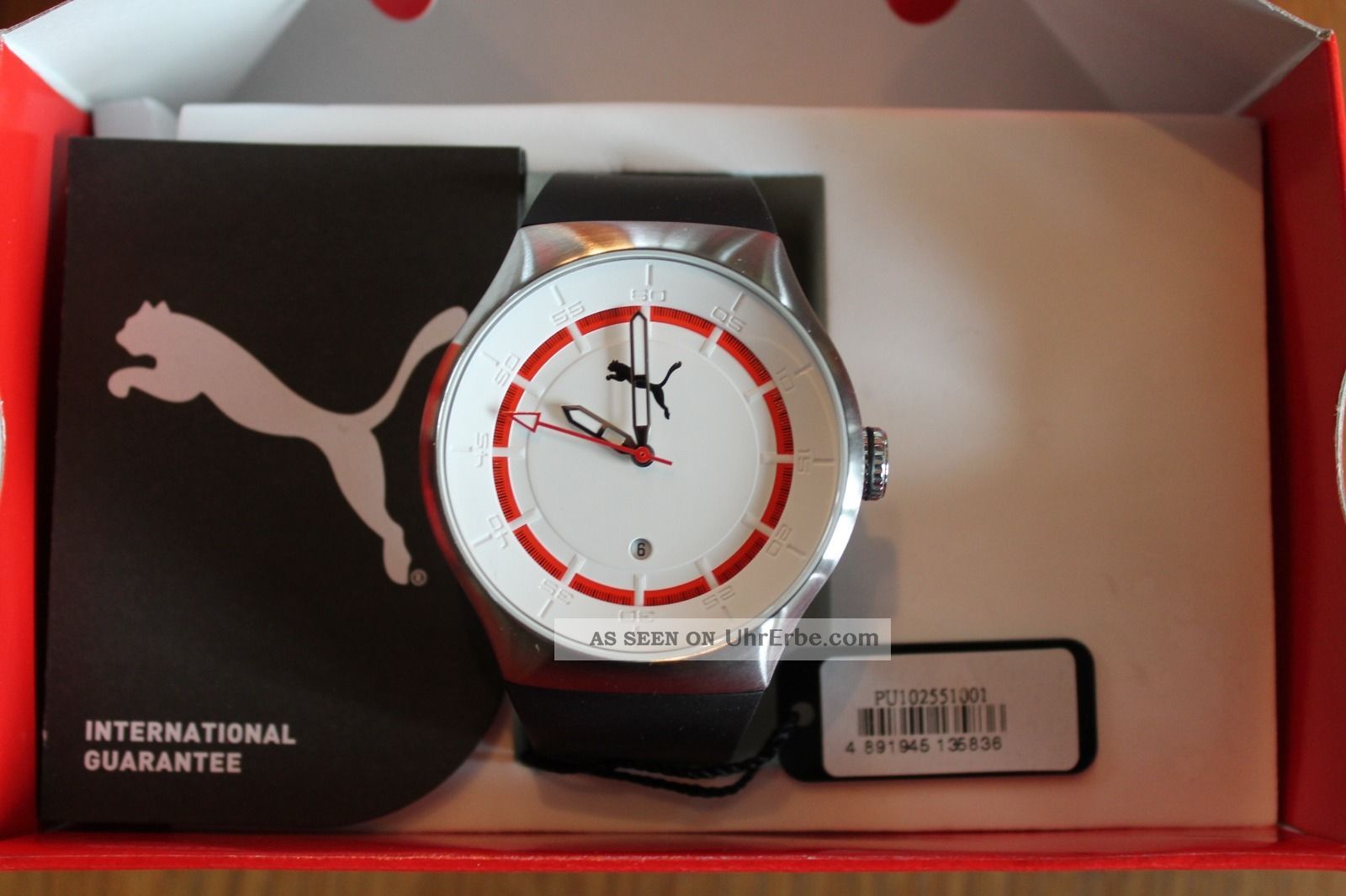 Puma Time Xl Speaker 3 Hd Silver White Armbanduhr Pu102551001