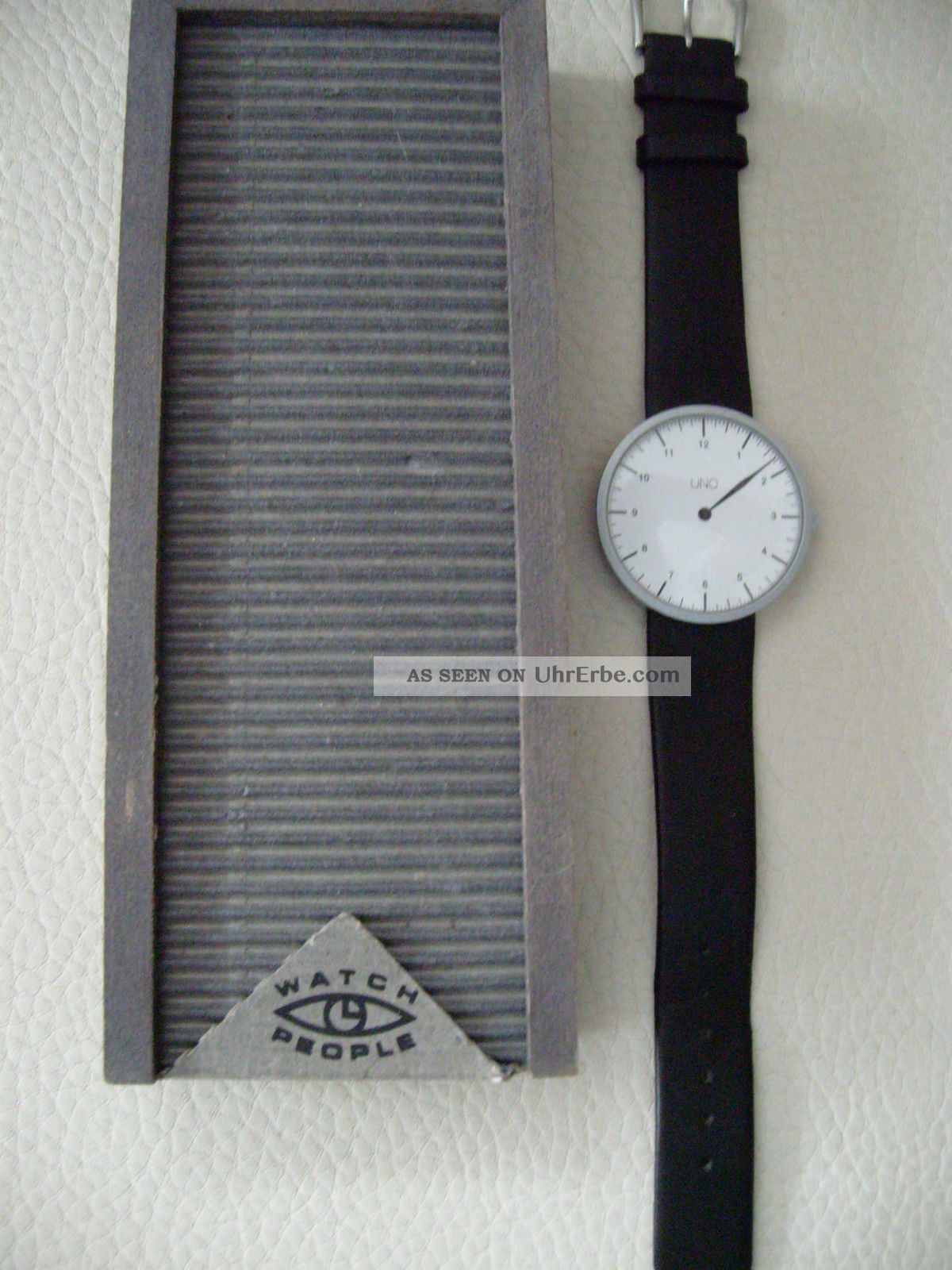 Einzeigeruhr Uno Klaus Botta Design Ovp Top