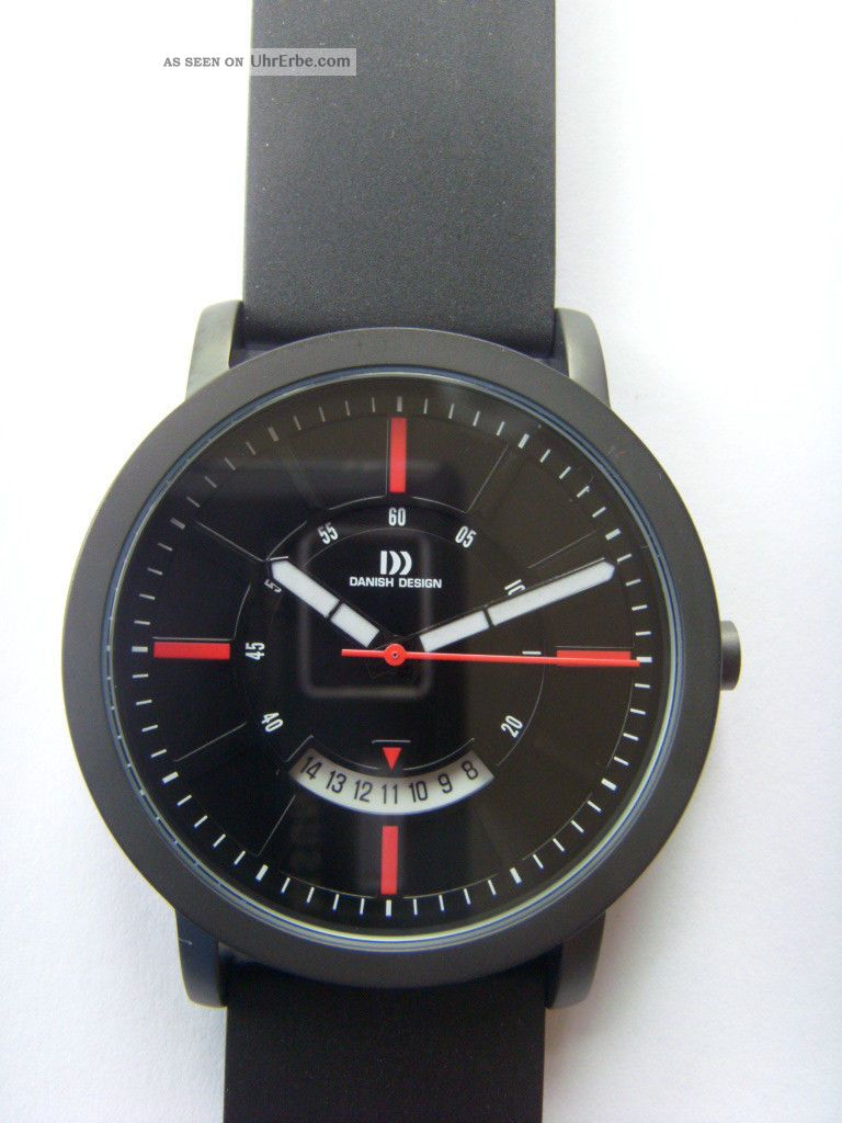 Danish Design Uhr Watch 3314460 Edelstahl Schwarz Dänisches Design ...