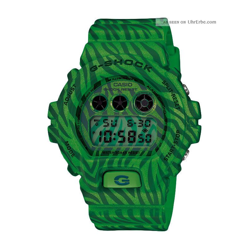 Casio Uhr Watch G - Shock Dw - 6900zb - 3er Zebra Serie Green