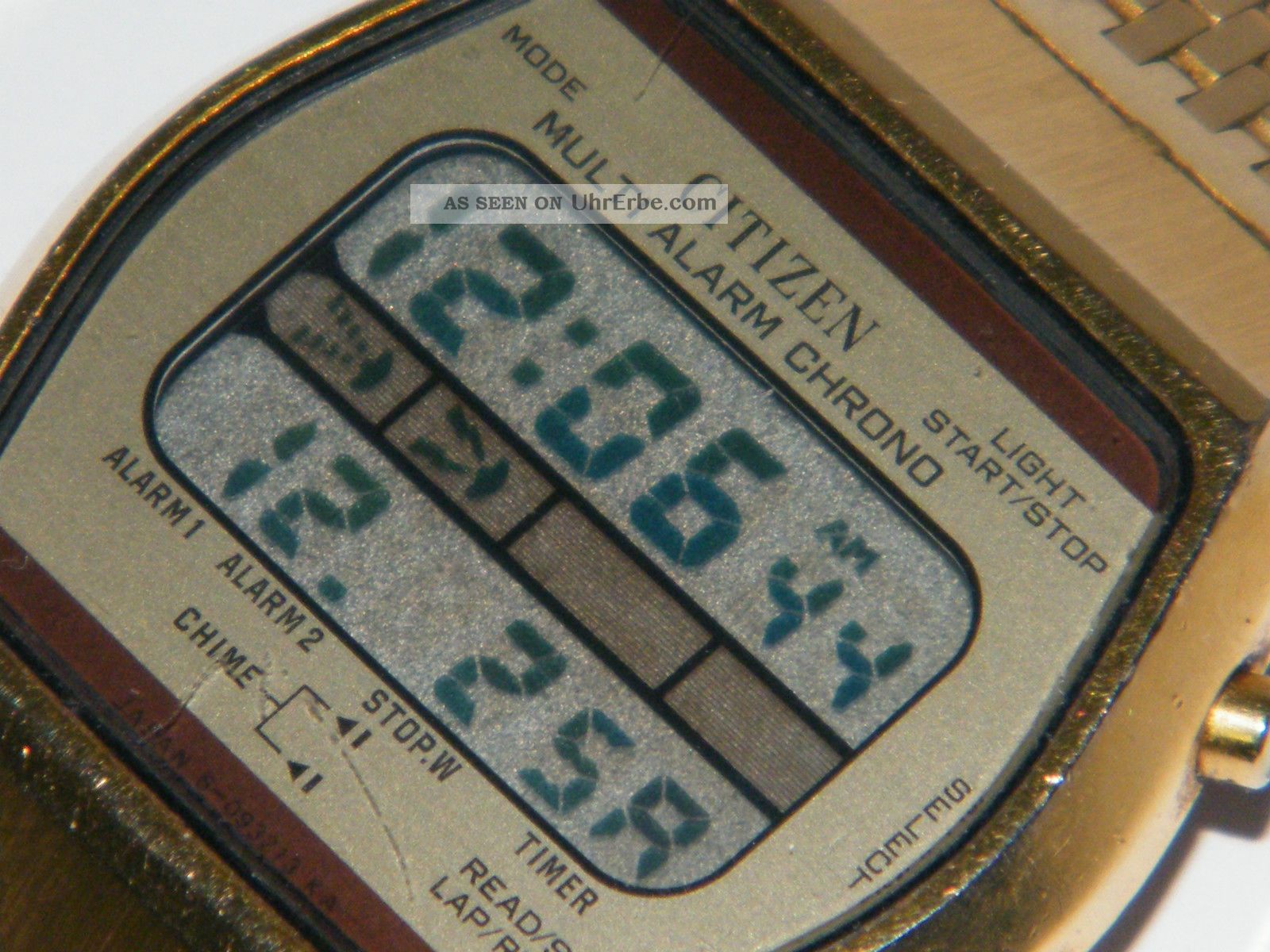 Citizen Multi Alarm Chrono, Digital Lcd Retro Hau Herren Quartz, Wrist ...