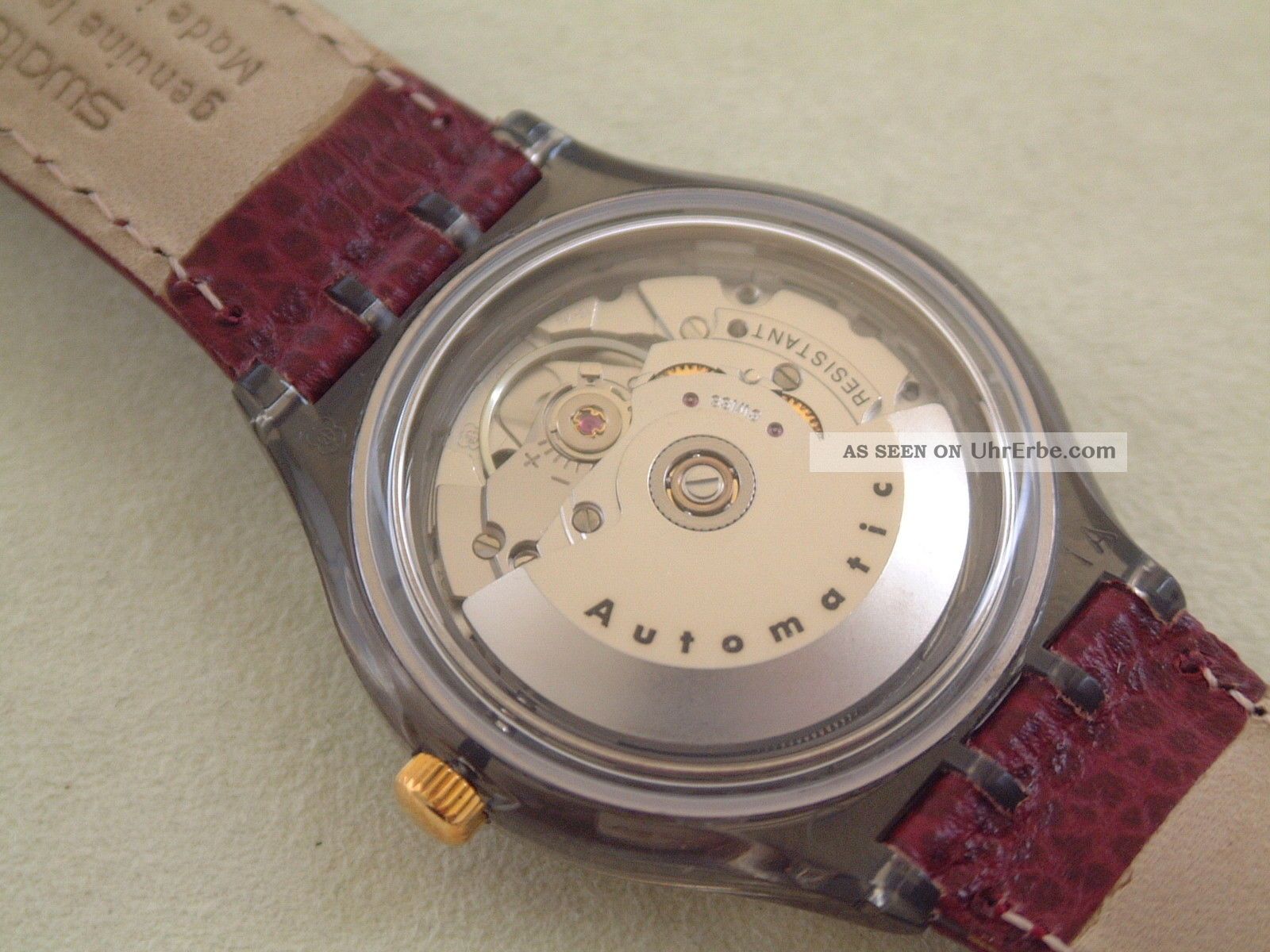 Ovp & Ungetragen Aus Sammlung - - - - Swatch Automatik Rubin Sam 100