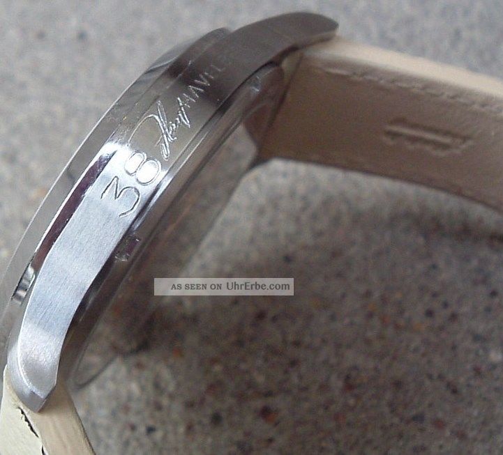 Mariage Omega 960 Handaufzug Linkskrone Saphirglas Custom Incabloc 45mm ...