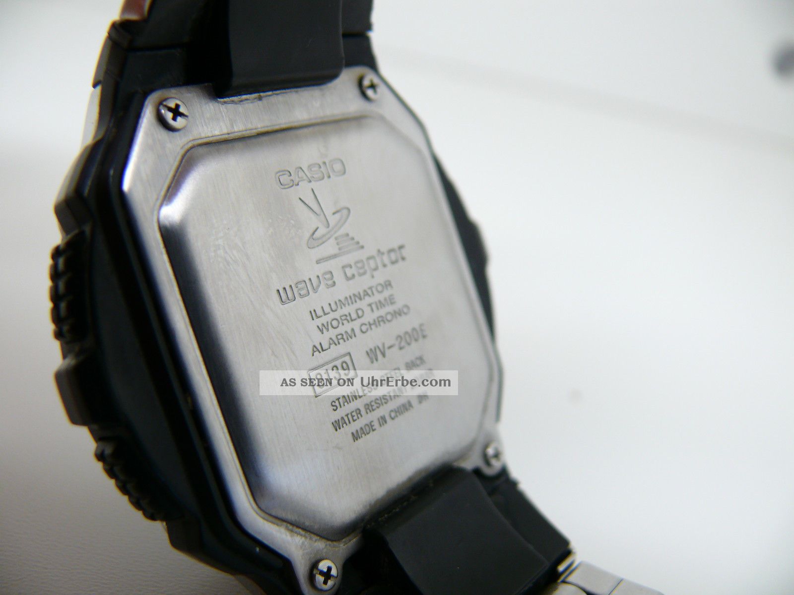 Casio Wv - 200e 3139 Funkuhr Wave Ceptor Herren Armbanduhr World Time