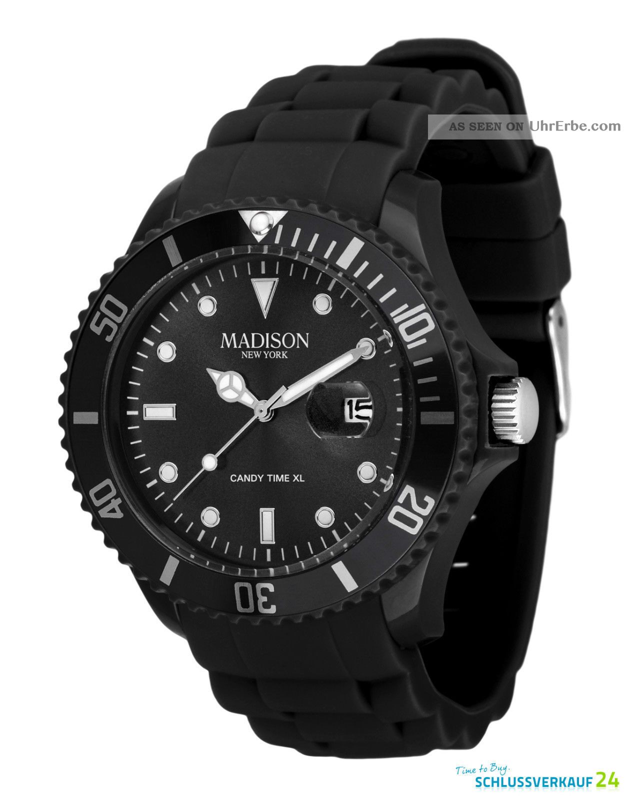 Madison York Candy Time Xl Silikon Uhr Sport Trend Uhren Armbanduhr ...